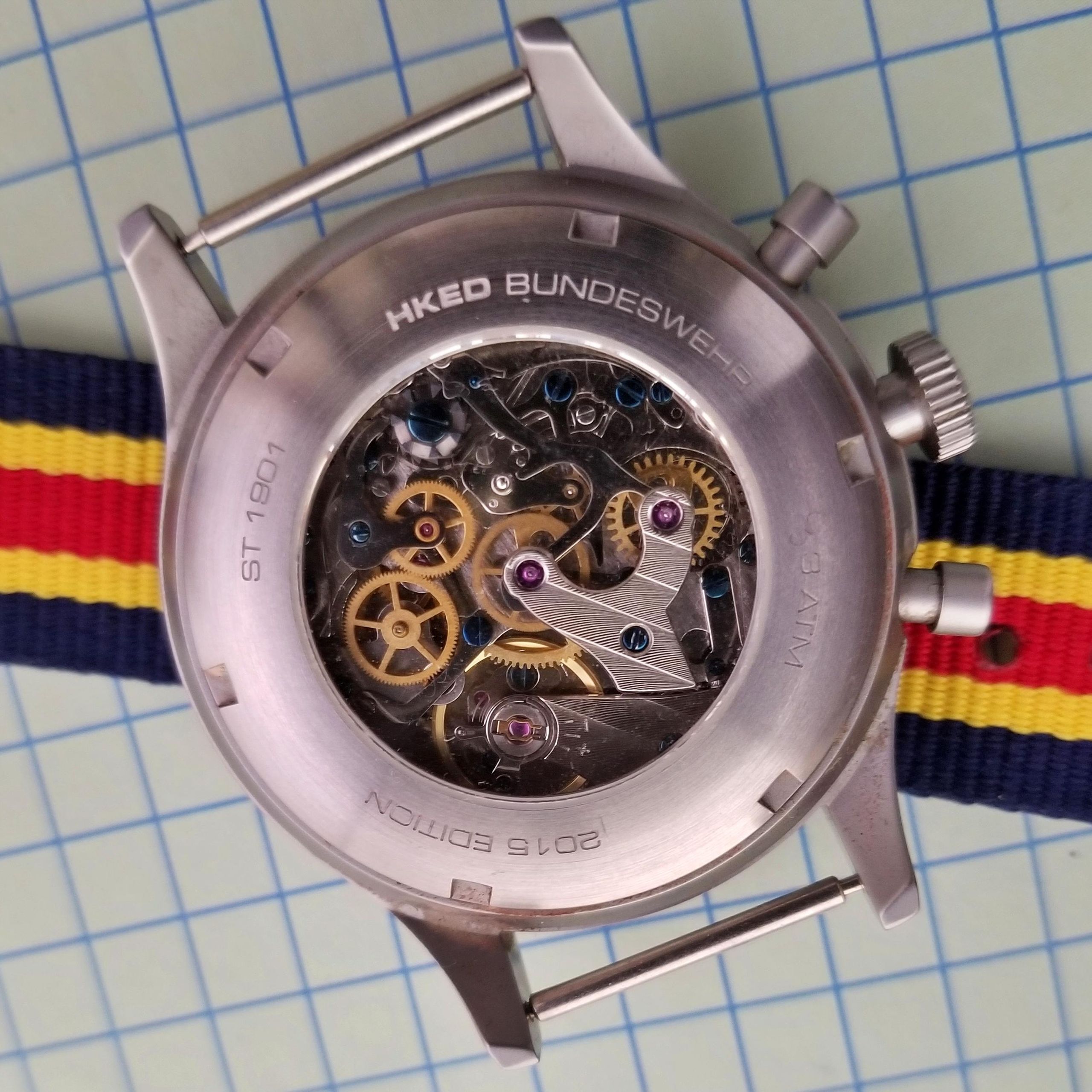 2015 Watchuseek F71 HKED Bundeswehr project watch and an old (well ...