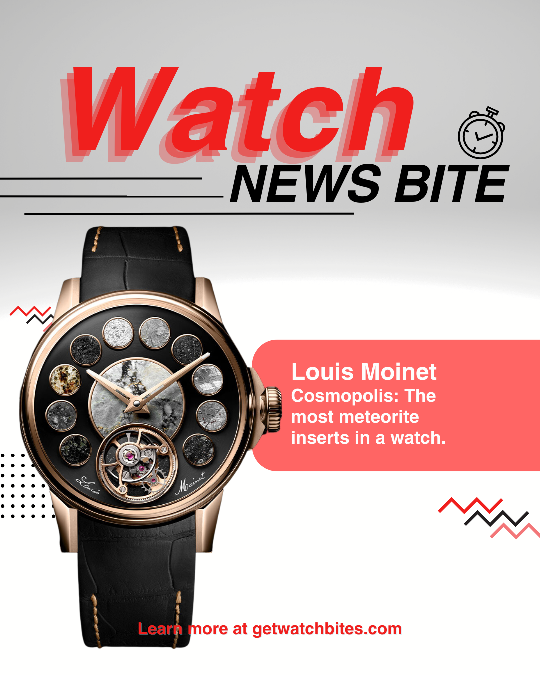 Most meteorite inserts in a watch! | WatchCrunch