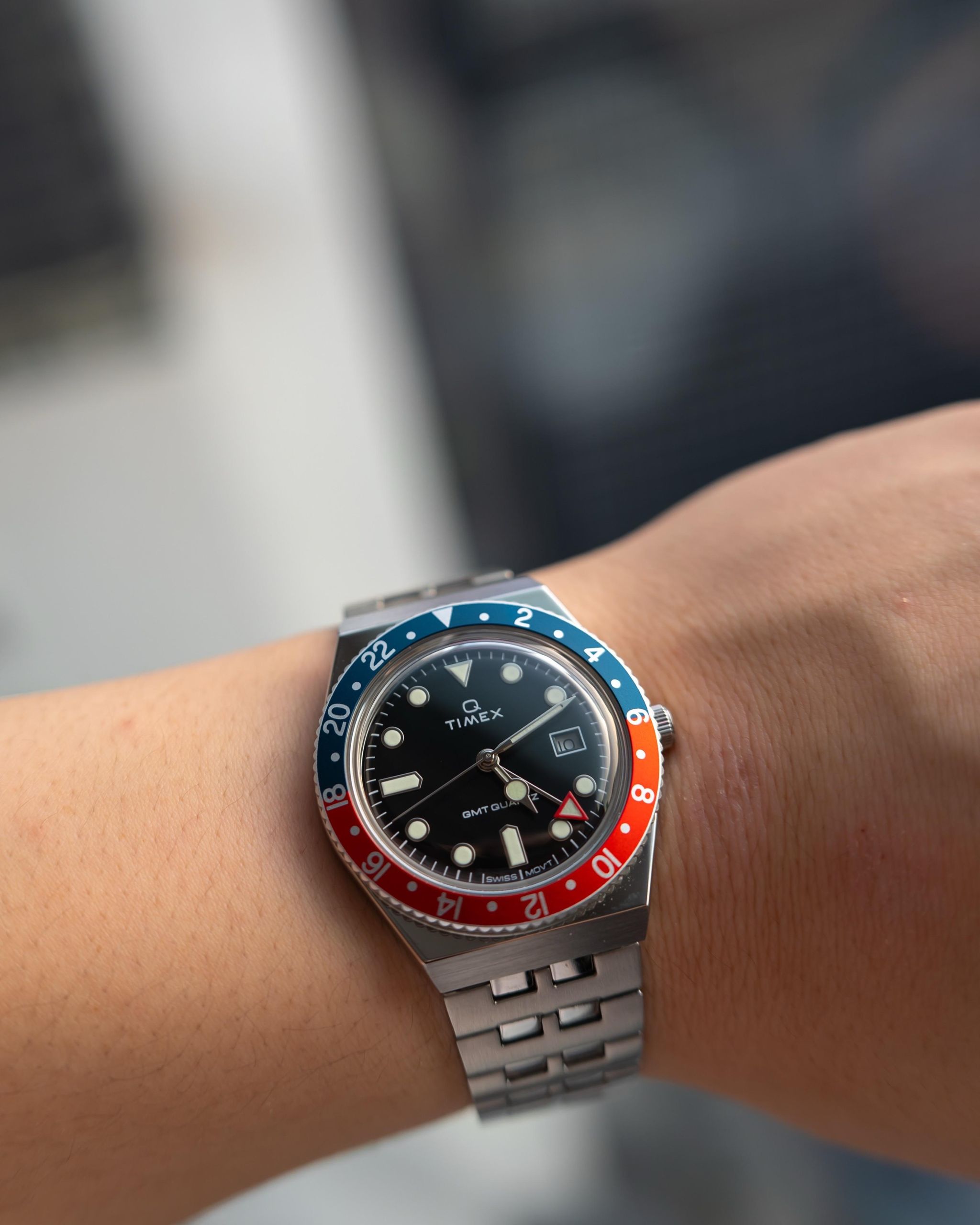 Timex Q GMT Pepsi | WatchCrunch