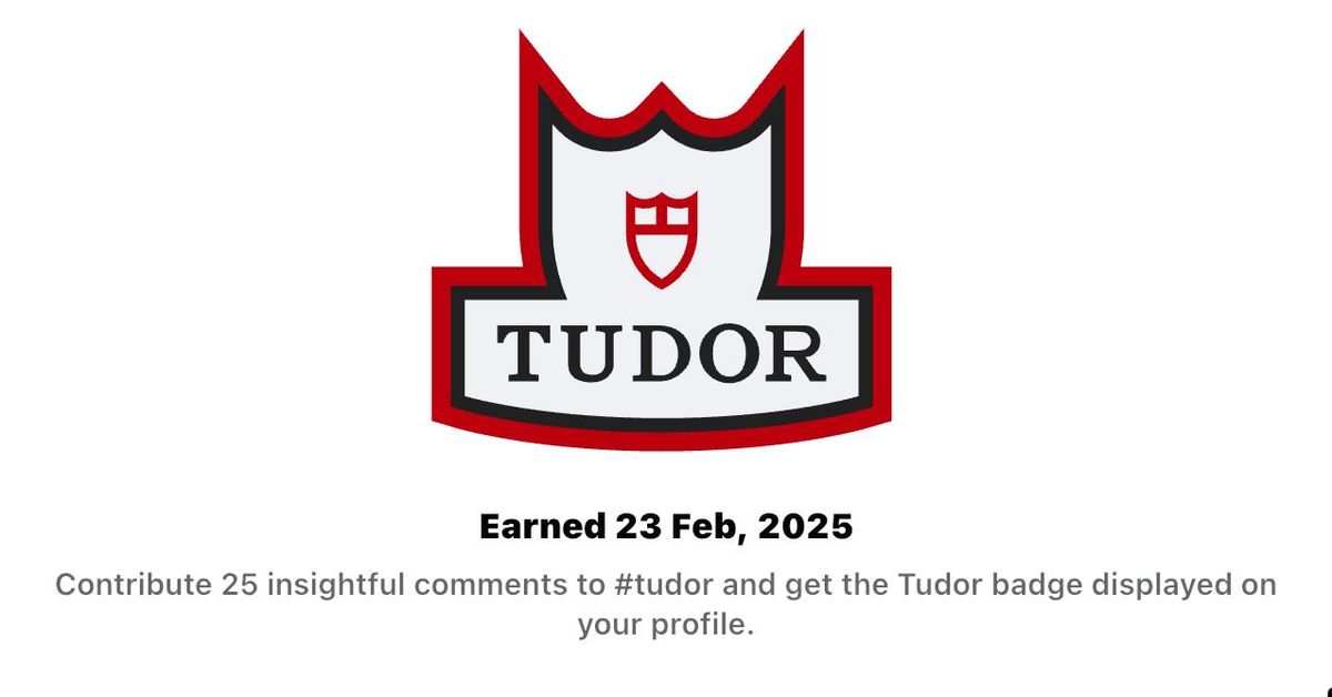 Chuffed with my Tudor badge 😁 | WatchCrunch