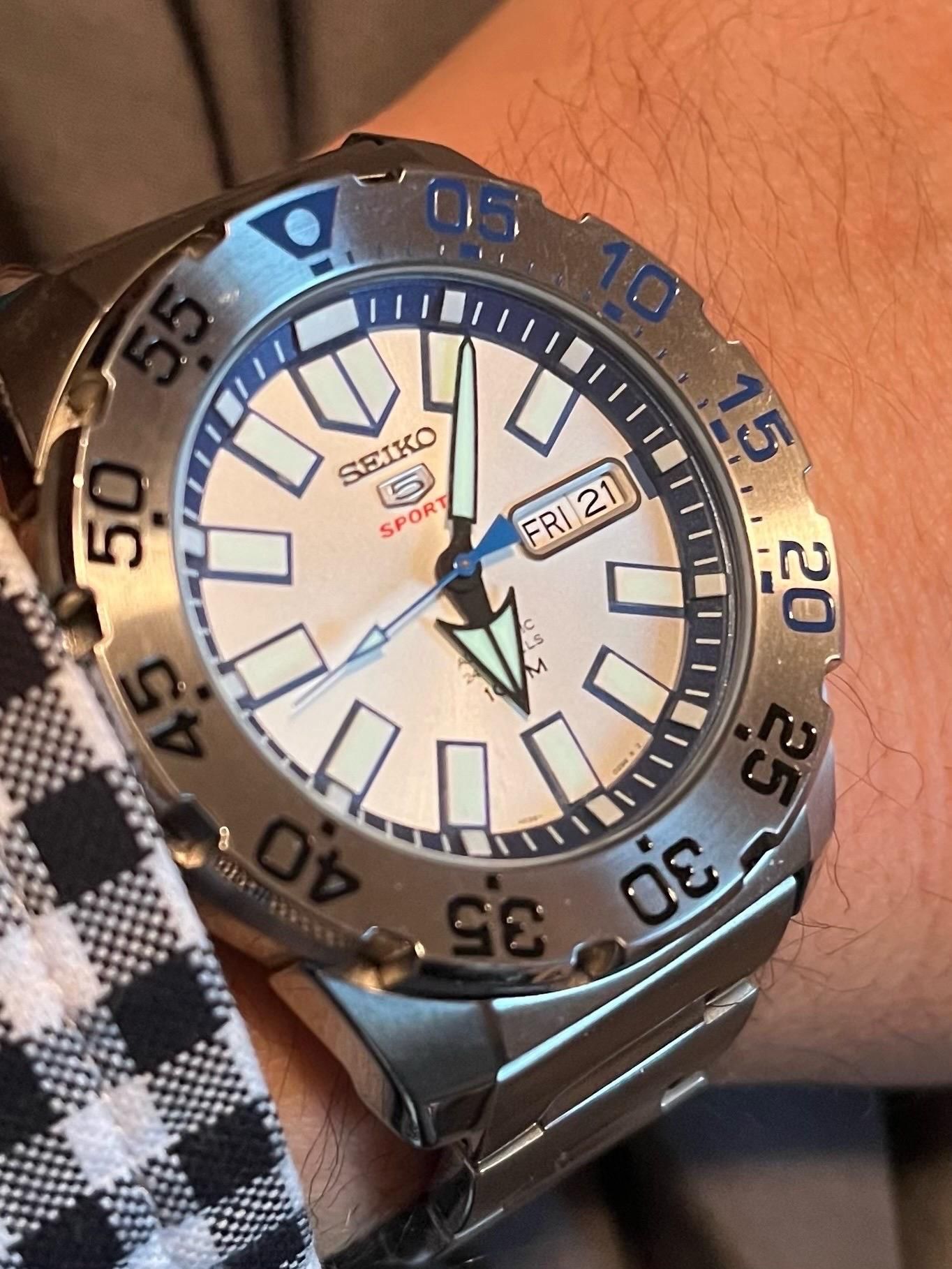 Seiko 5 “Baby Ice Monster” | WatchCrunch