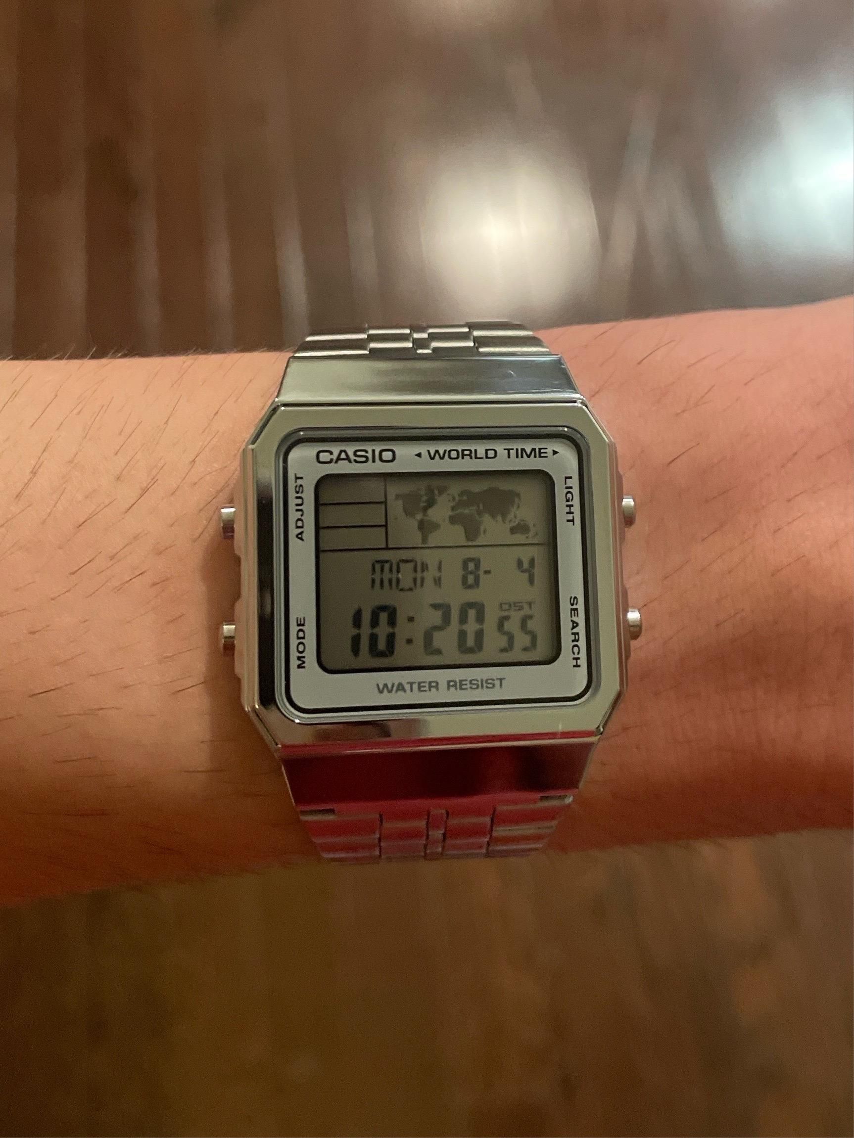 Casio A500WA-1 World Time | WatchCrunch