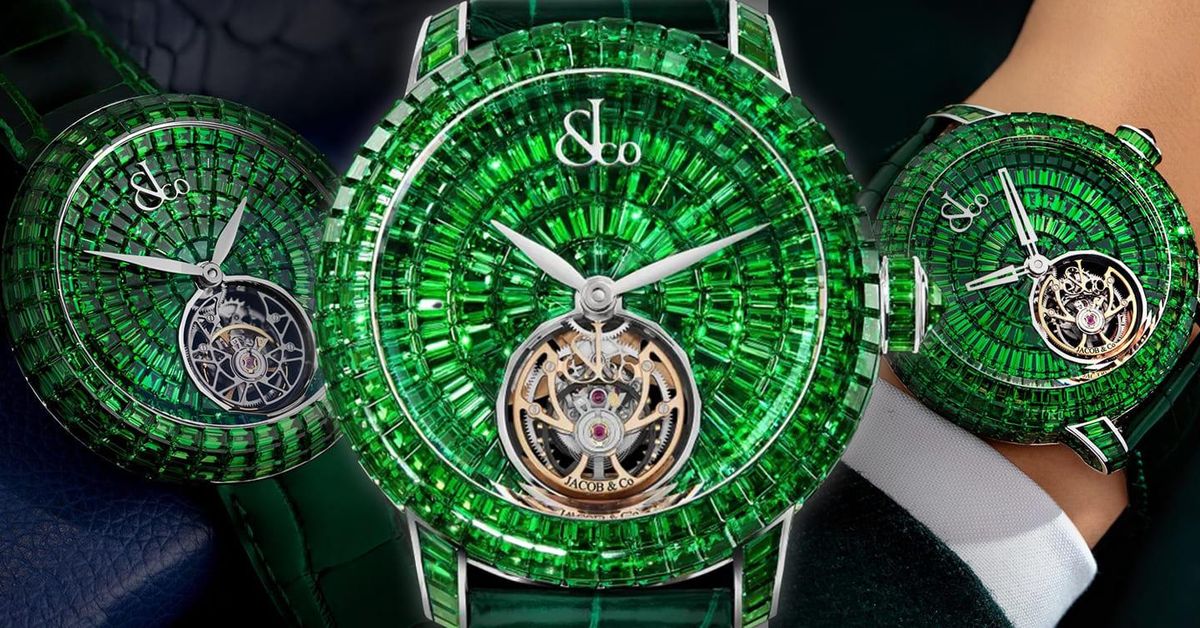 Jacob & Co. Caviar Tourbillon Tsavorites – Where Time and Elegance ...