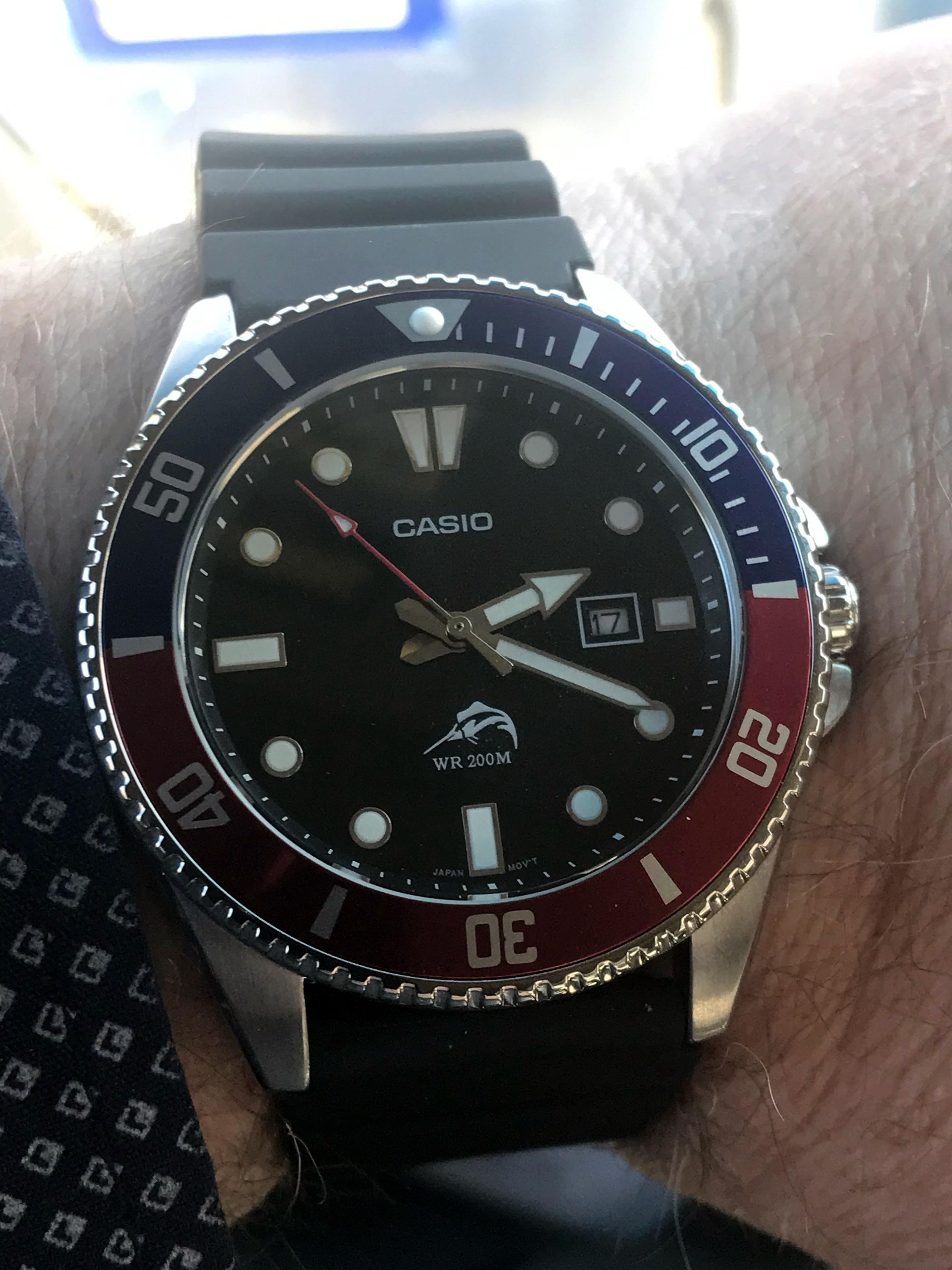 Casio Duro Pepsi Bezel 😎 | WatchCrunch