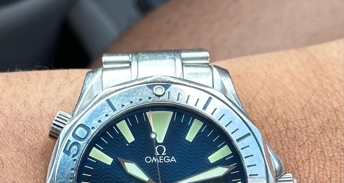 Omega “Electric Blue” | WatchCrunch