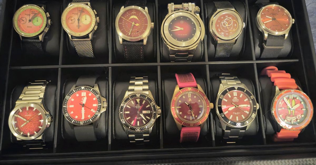 Hmm - I seem to have a thing for red | WatchCrunch