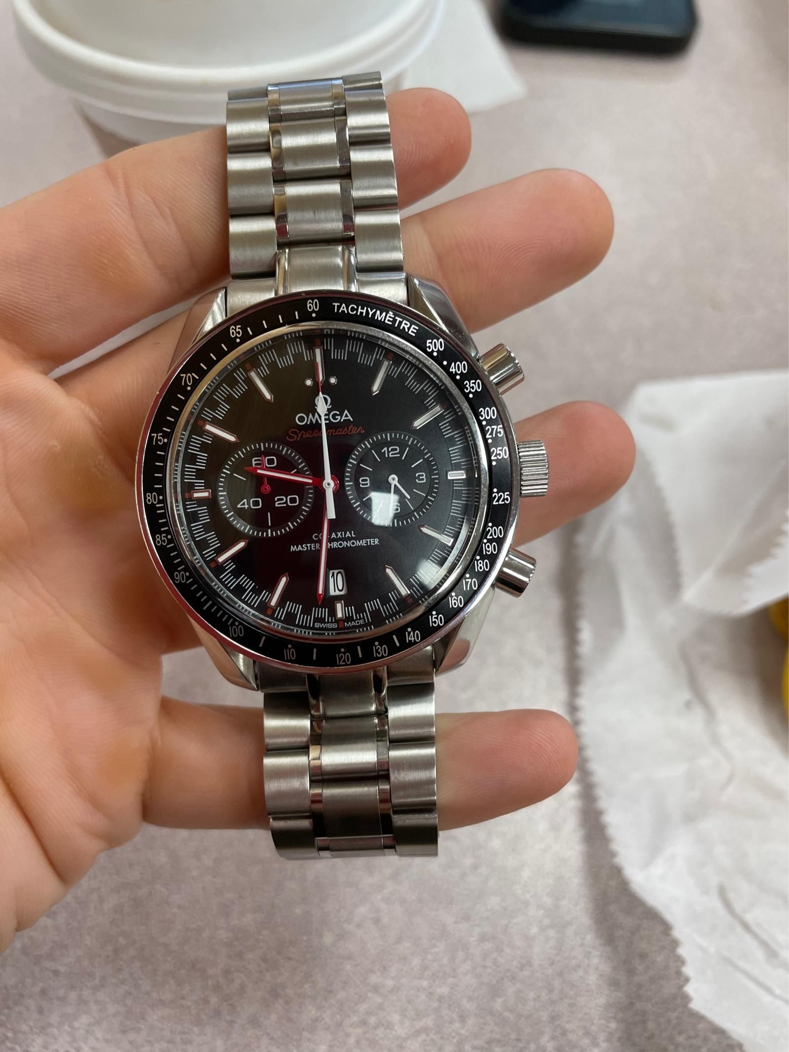 Friend was recently gifted this Omega Speedmaster. Any idea why the ...