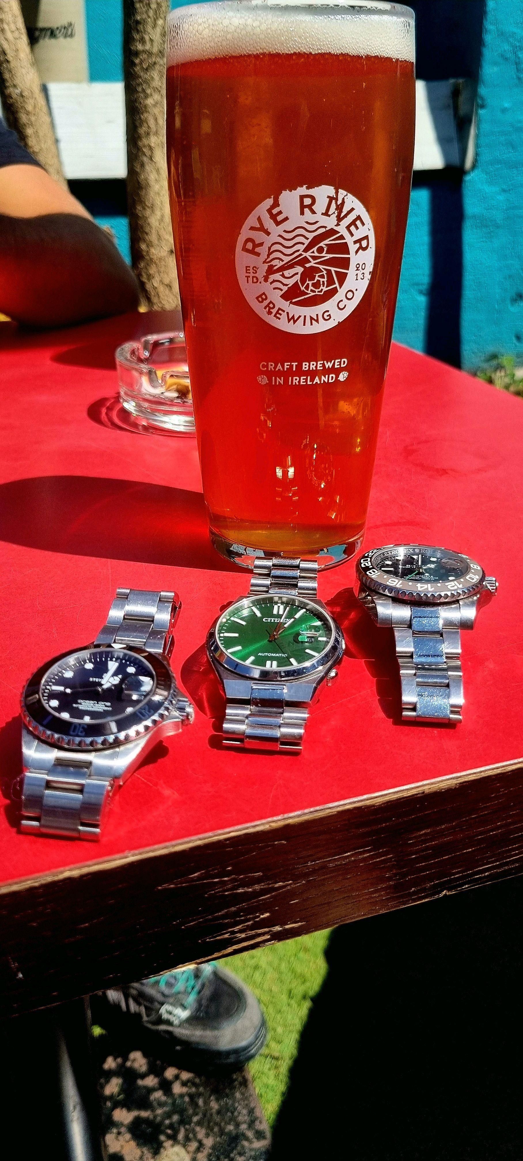 Three watches, a lot of beers, zero clue about hurling. | WatchCrunch