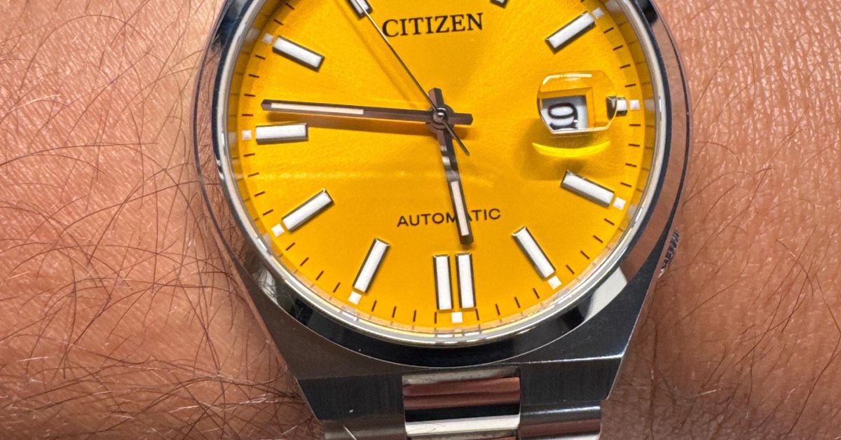 Citizen Tsuyosa Yellow Dial | WatchCrunch