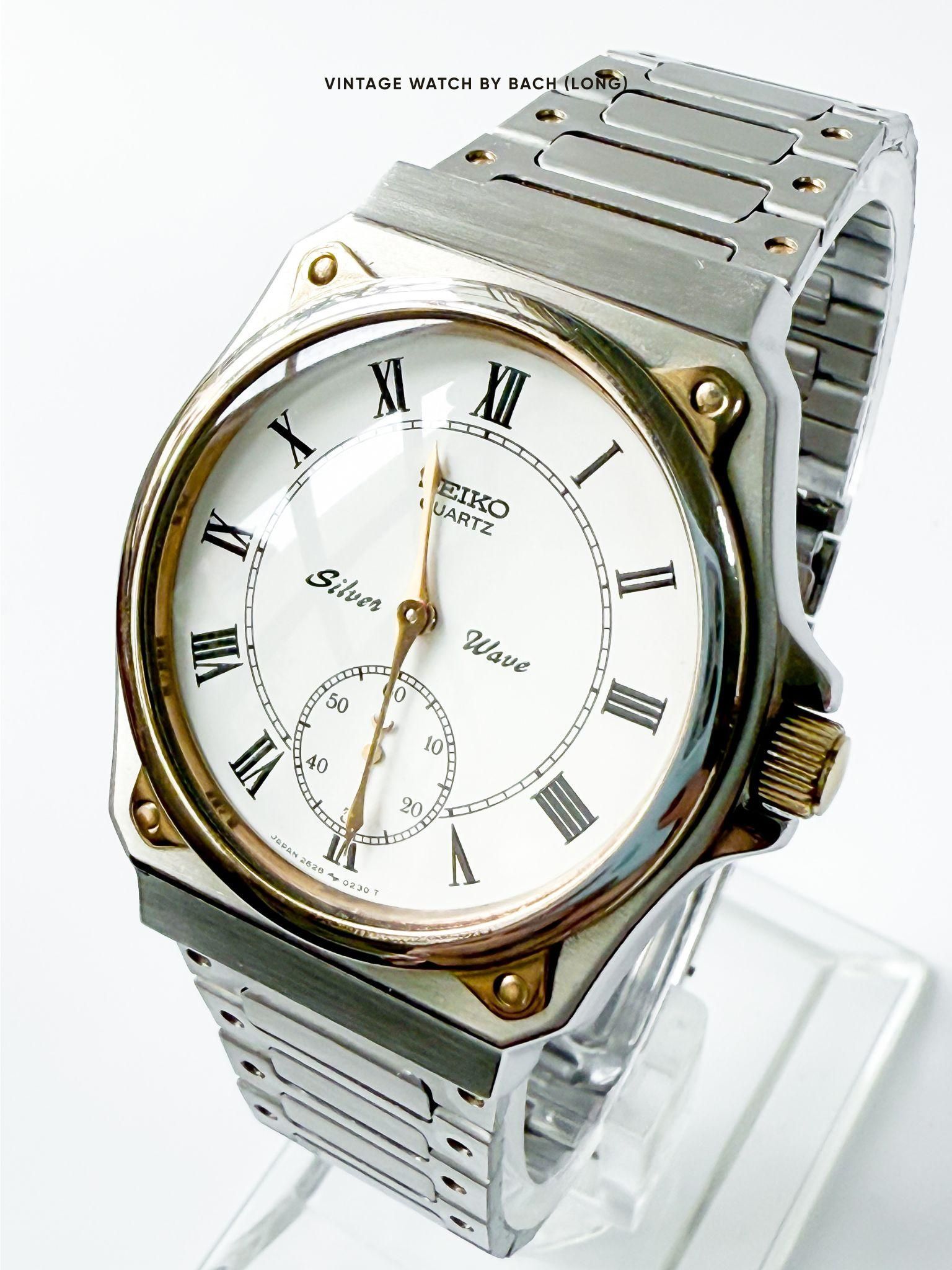 Pre-Owned Seiko Silverwave 2628-0060 Small Second White Dial For Sale