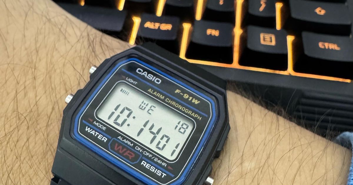 My F91W… the king of comfort and couch patrol. | WatchCrunch