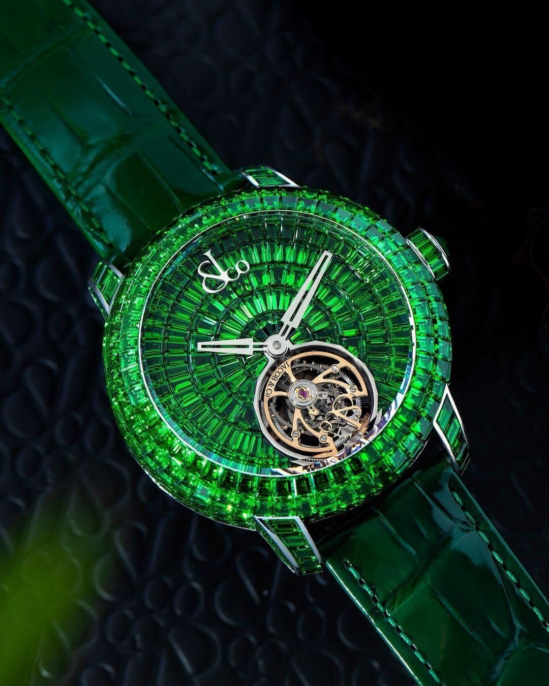 Jacob & Co. Caviar Tourbillon Tsavorites – Where Time and Elegance ...