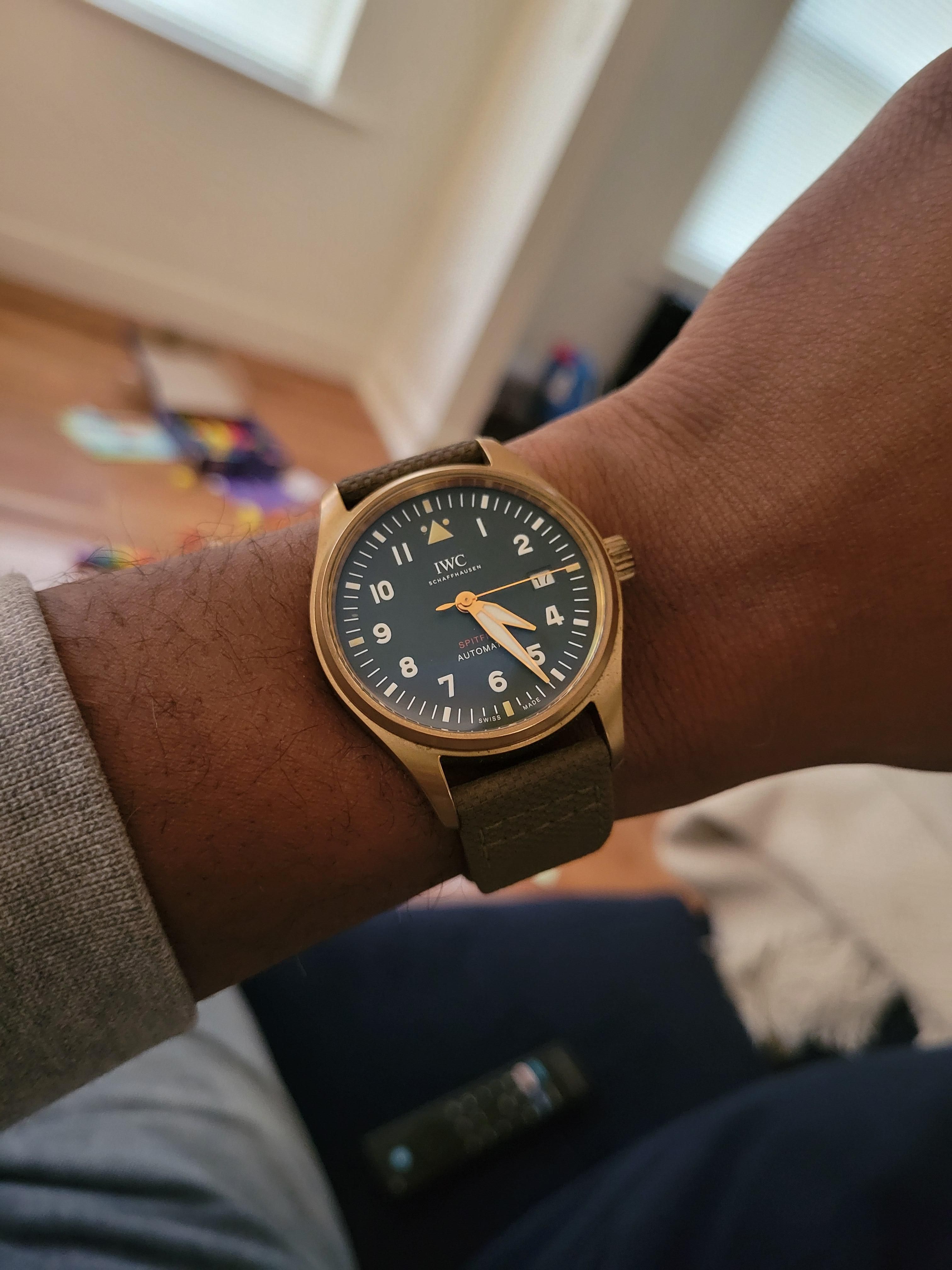 IWC Spitfire Bronze Automatic 39mm: 3 Month Review | WatchCrunch