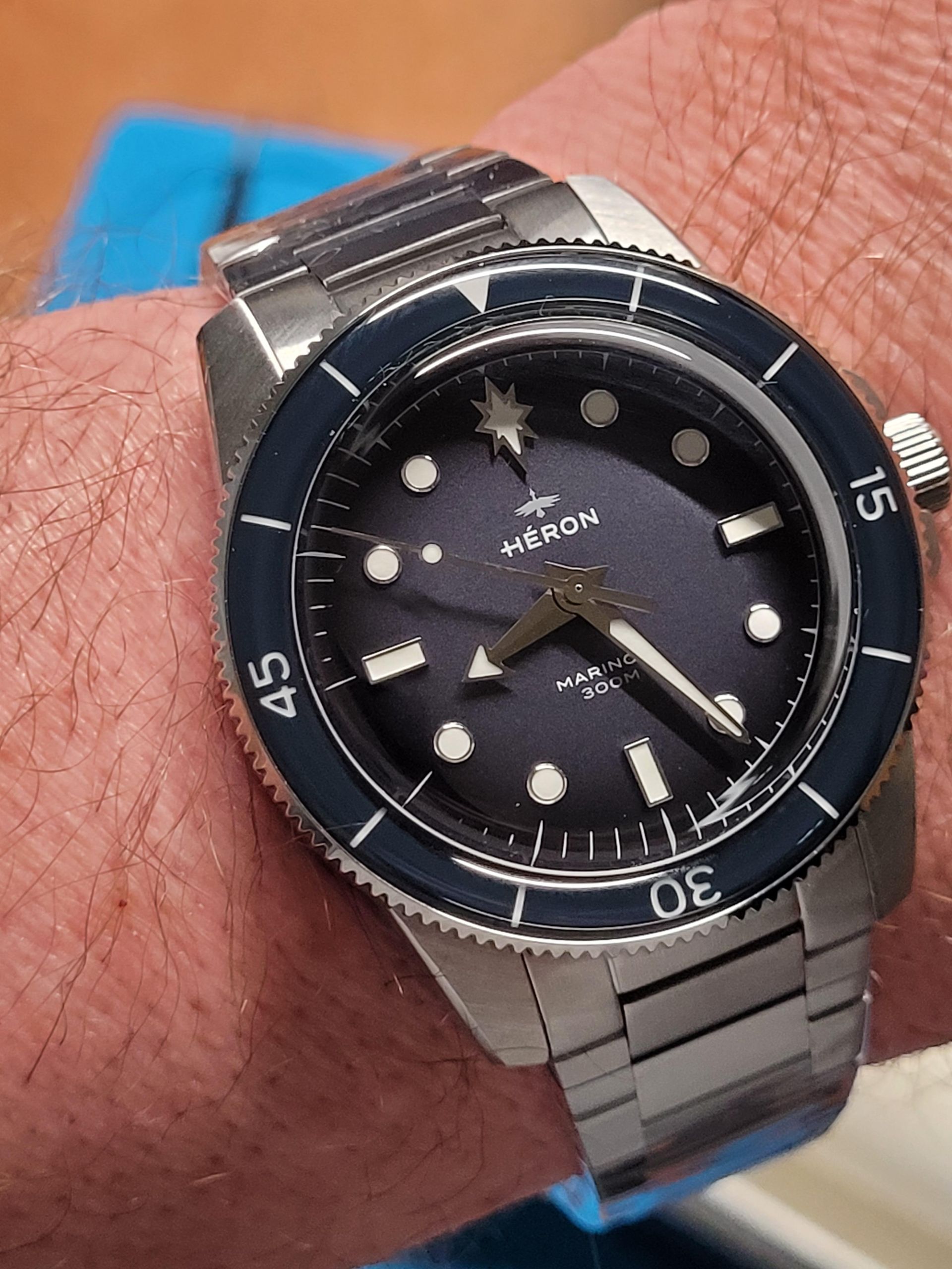 Heron Marinor Atlantic Blue | WatchCrunch