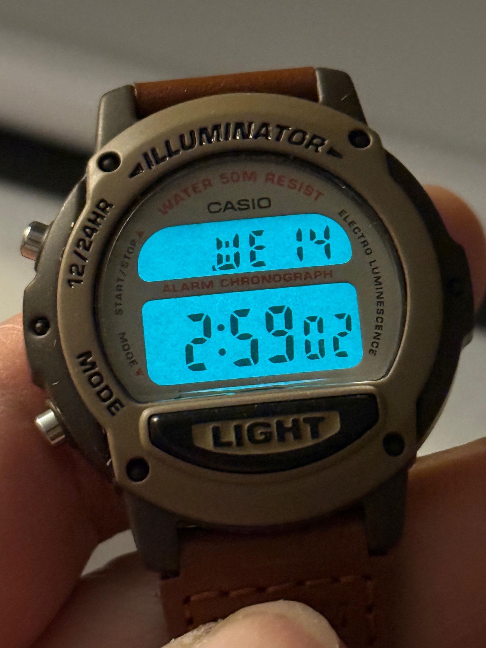 Casio Walmart 1999 “Rollback Special” LW22HB-5AV Digital Watch ...