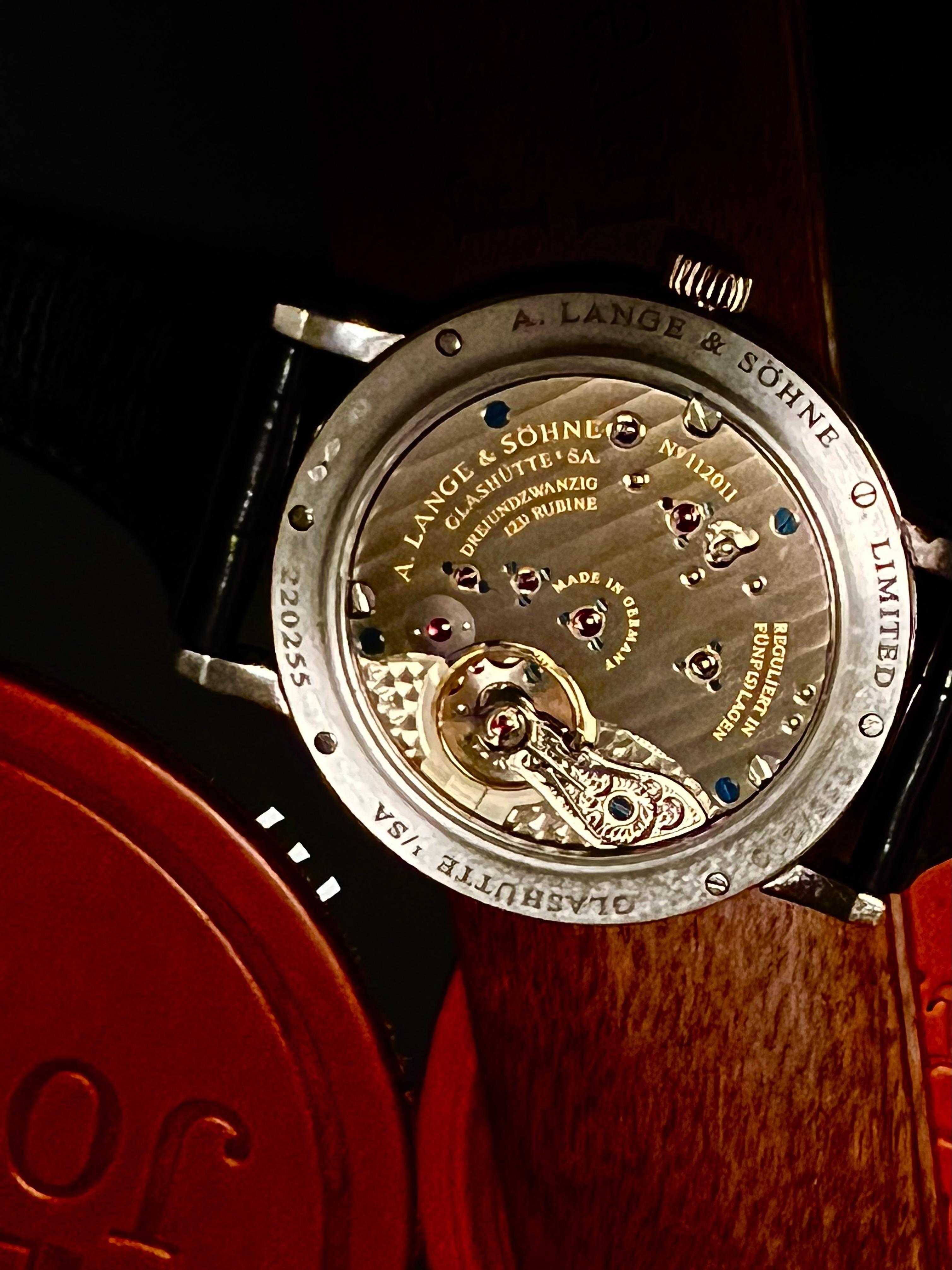 A. Lange & Söhne 1815 200th Anniversary F.A. Lange timepiece in platinum | WatchCrunch