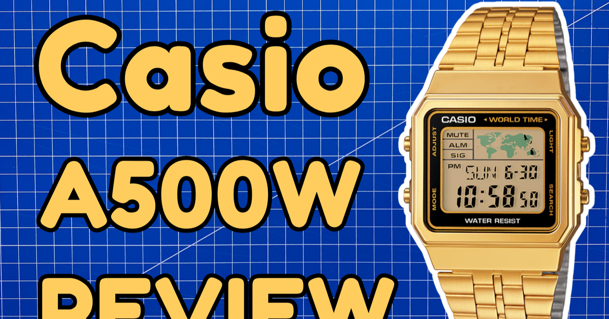 Casio A500W Gold: A Week's Review - Elegance Meets Bling? | WatchCrunch