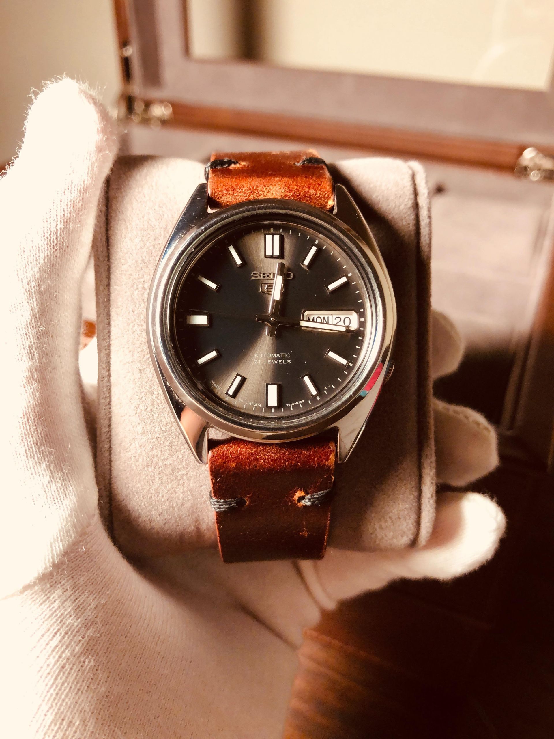 What do you think about this strap on my Seiko SNXS79 | WatchCrunch