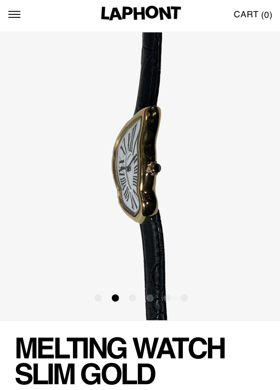 Laphont with the Cartier Crash homage you’ve all been waiting for ...