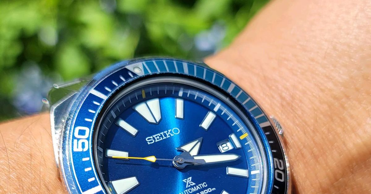 Seiko Samurai Blue Lagoon | WatchCrunch