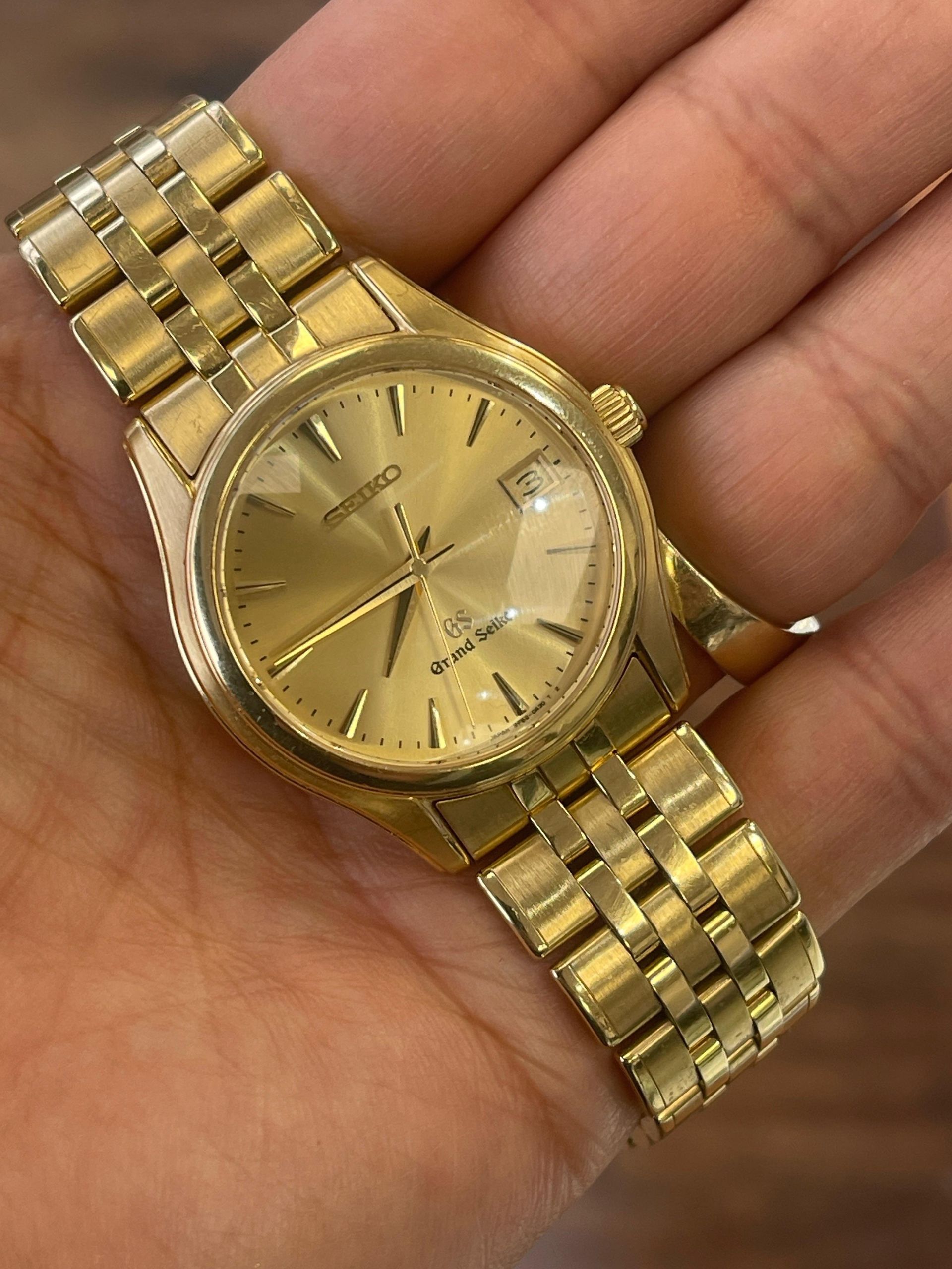 Grand seiko solid 18k | WatchCrunch