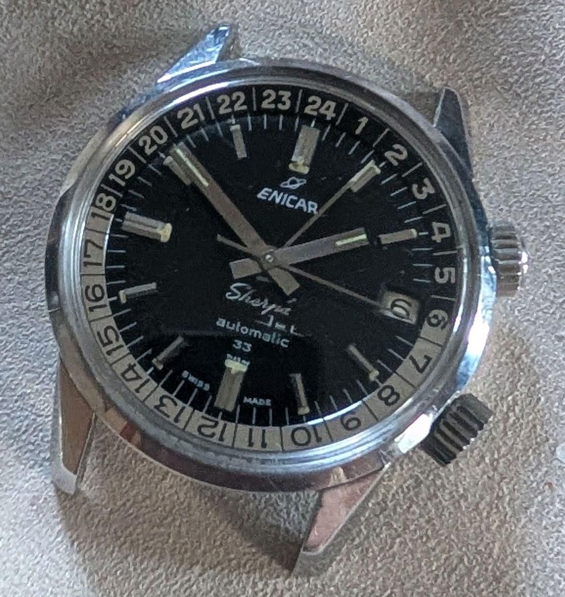 Finally! Enicar Sherpa Jet 33 in great condition, one of the best GMTs ...
