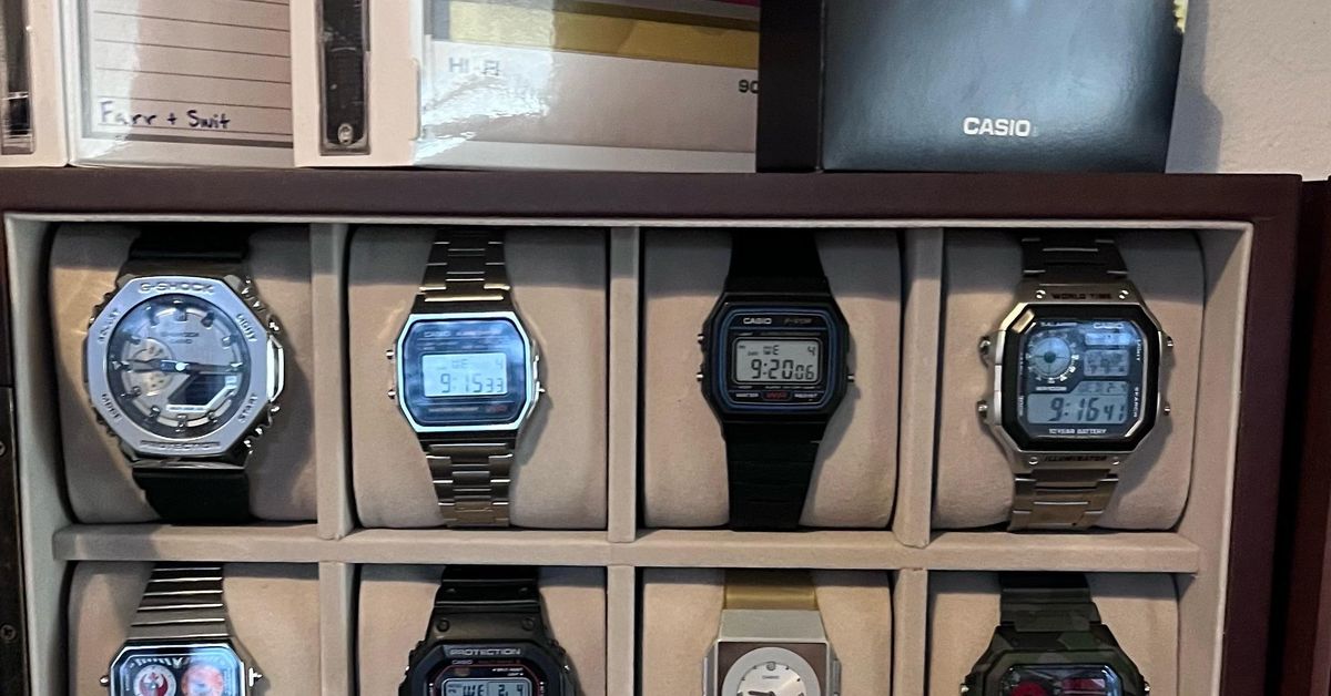 Digital delights: with a new display case they look all grown up 😂 ...