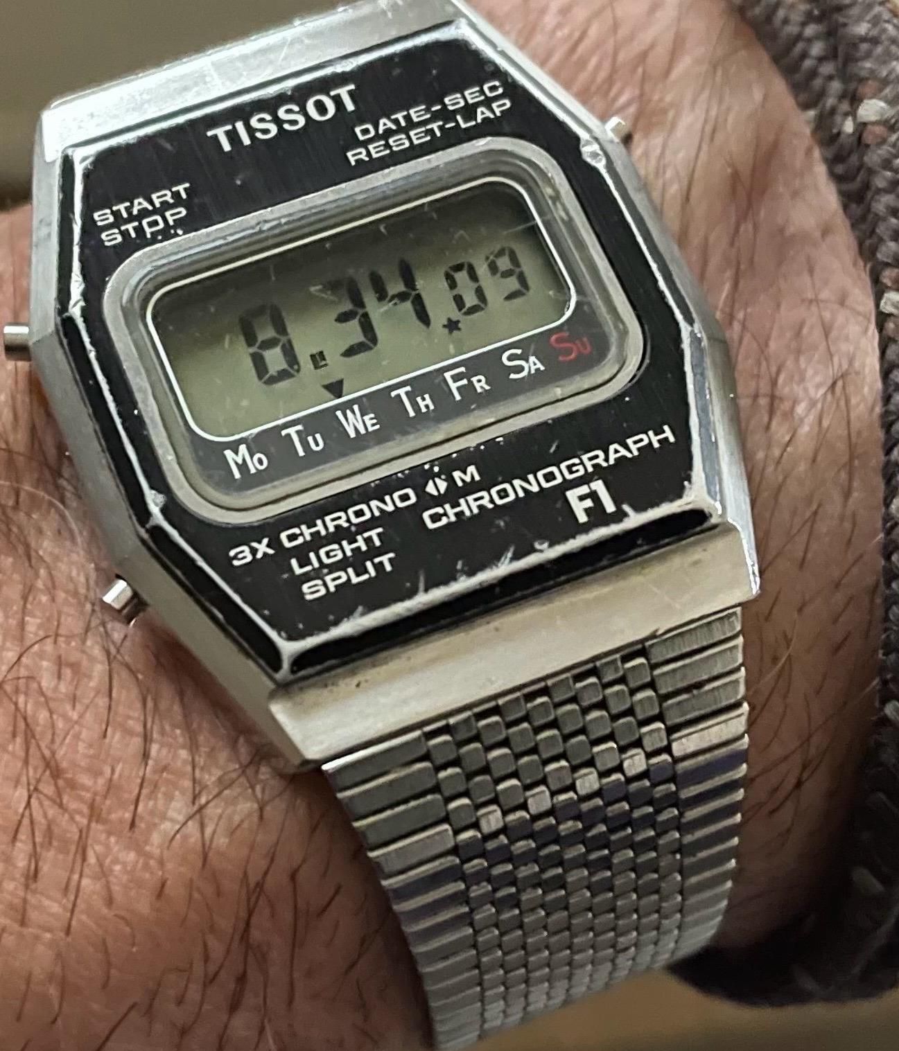 My Tissot Chronograph F1 digital from 1979 | WatchCrunch