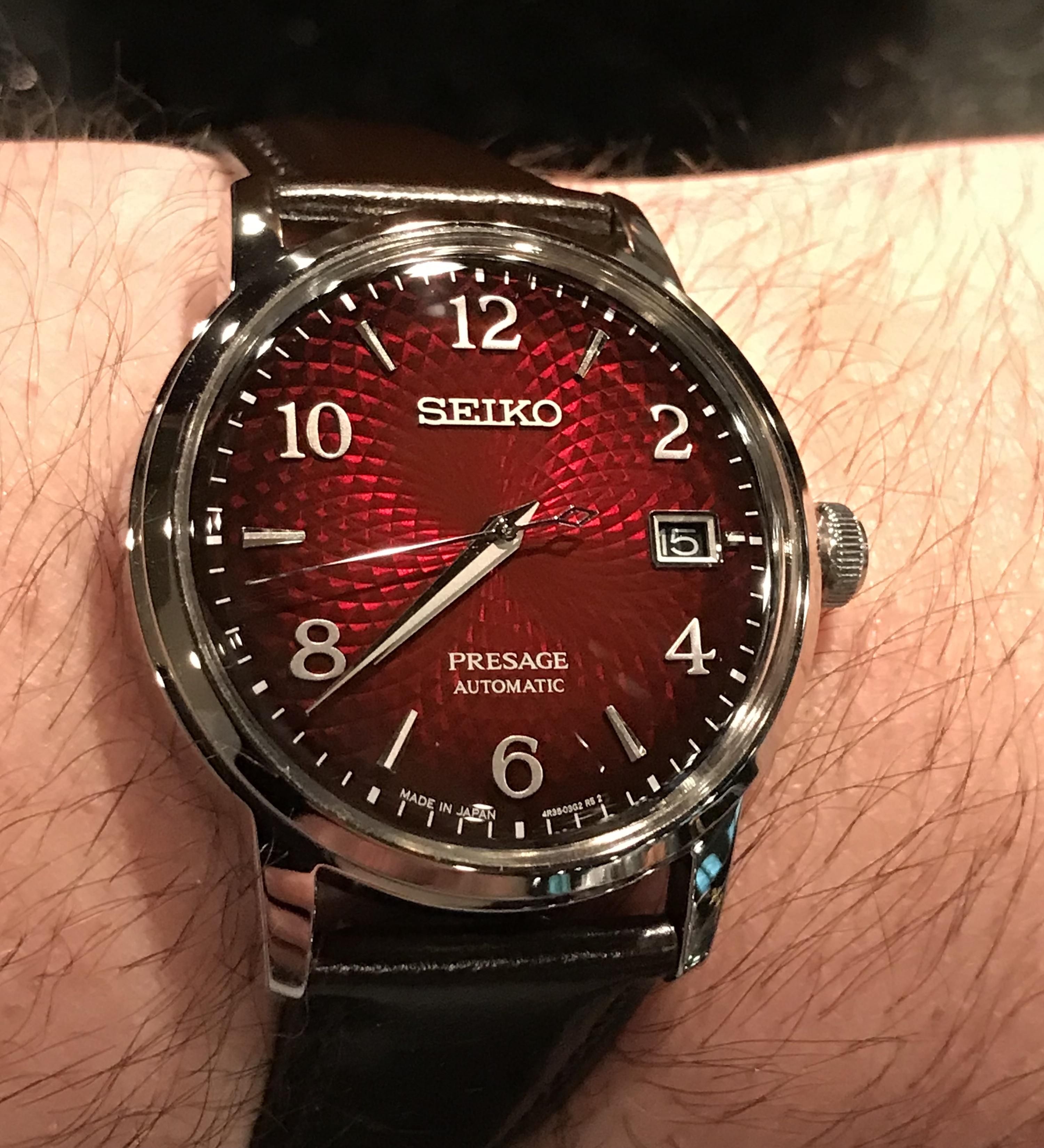 Hello Dear watch crunch friends, im looking to get a red dial watch and ...