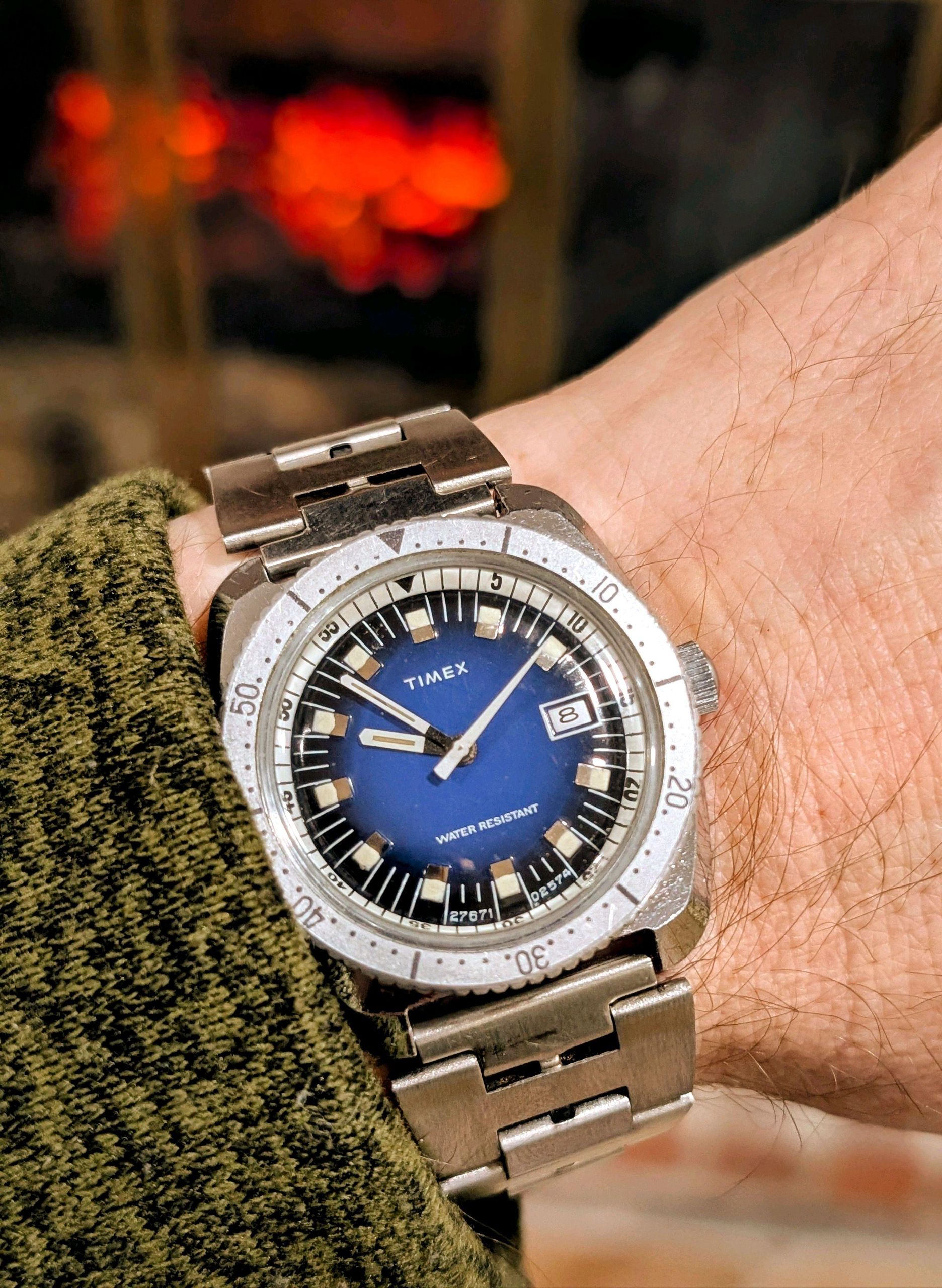 74 Timex Marlin Skin Diver | WatchCrunch