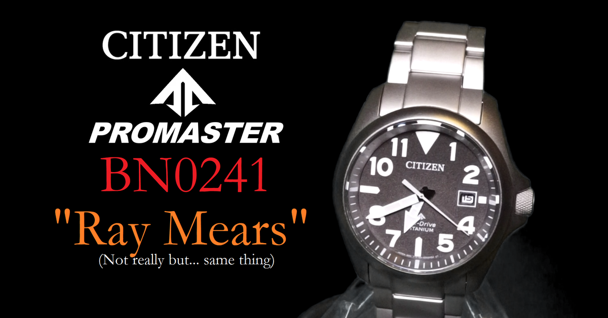 Citizen Promaster BN0241 Ray Mears Re-Issue | WatchCrunch