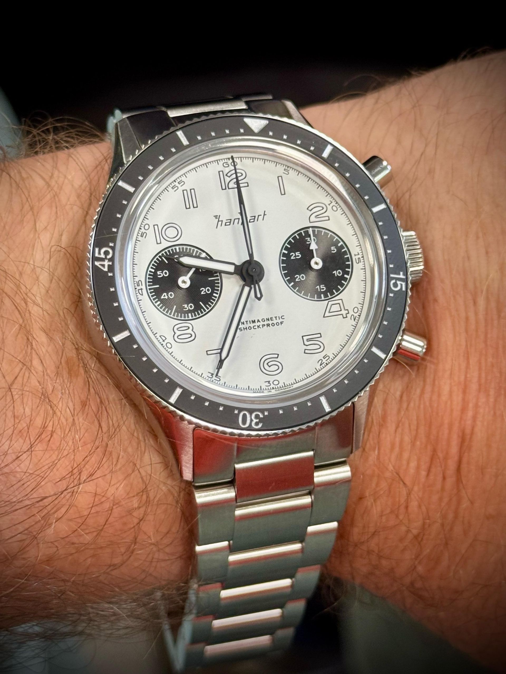 NEW: Hanhart 415 ES Reverse/Panda 🥳🎉🎊 | WatchCrunch