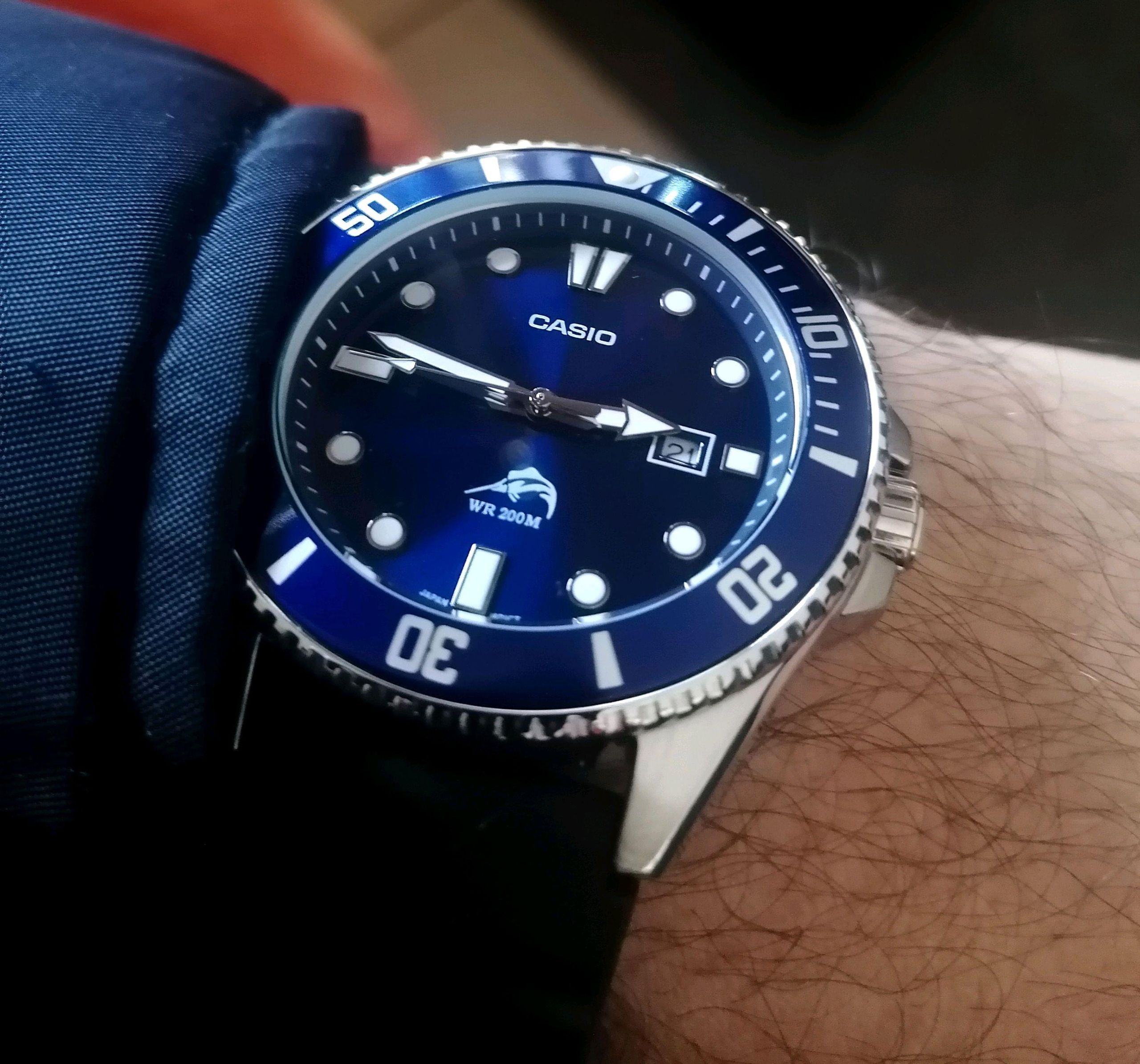 Casio Duro blue dial | WatchCrunch