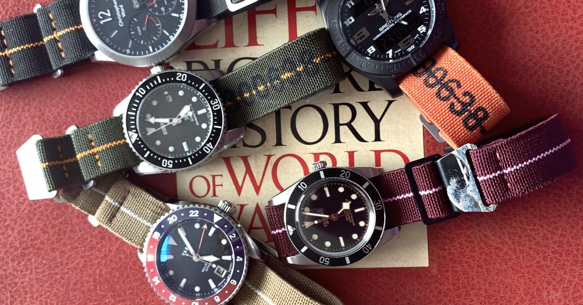 Strap review: Marine Nationale straps from Erika's Originals | WatchCrunch