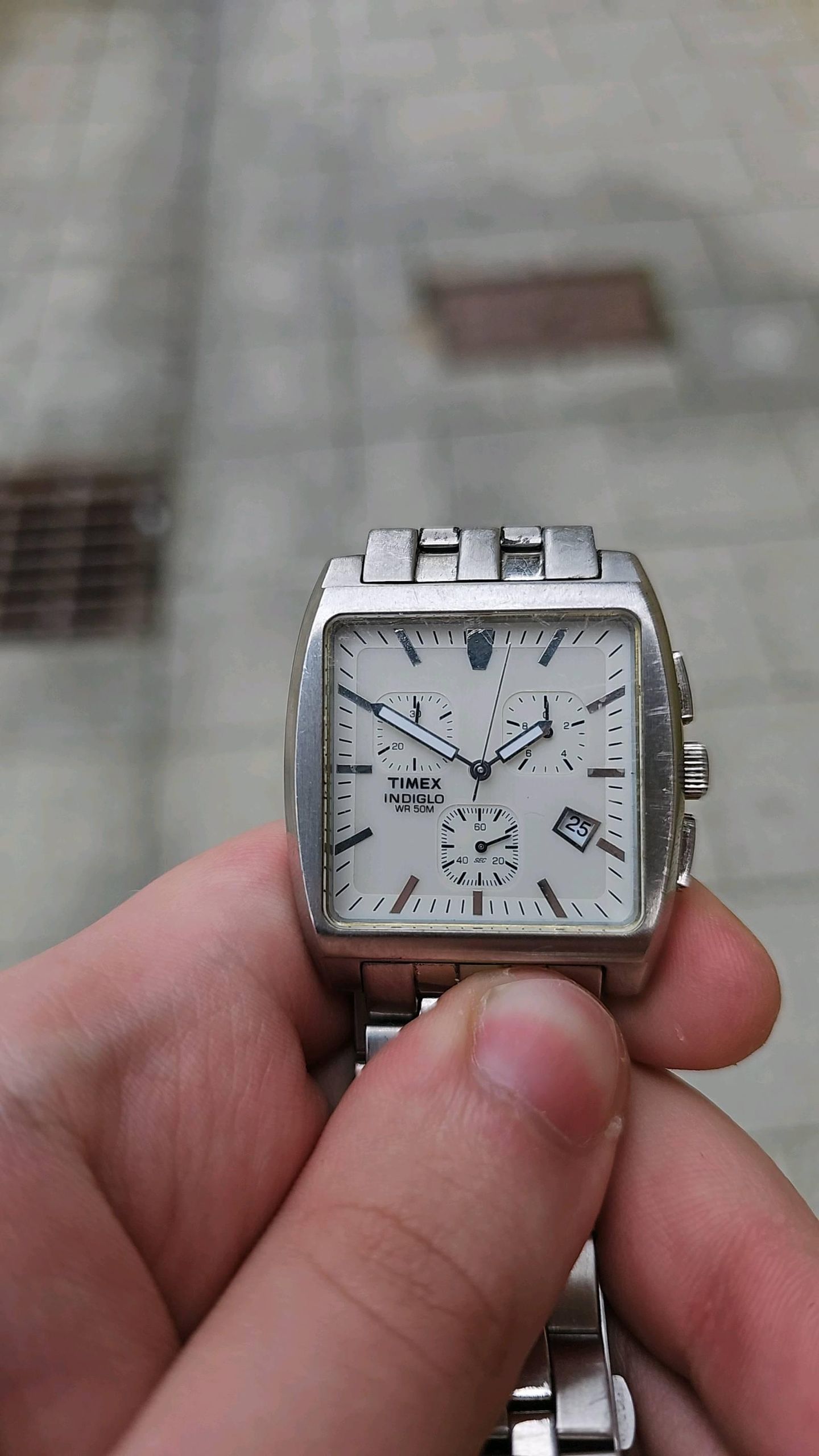 Timex Indiglo monaco chronograph WR 50M T22202 | WatchCrunch