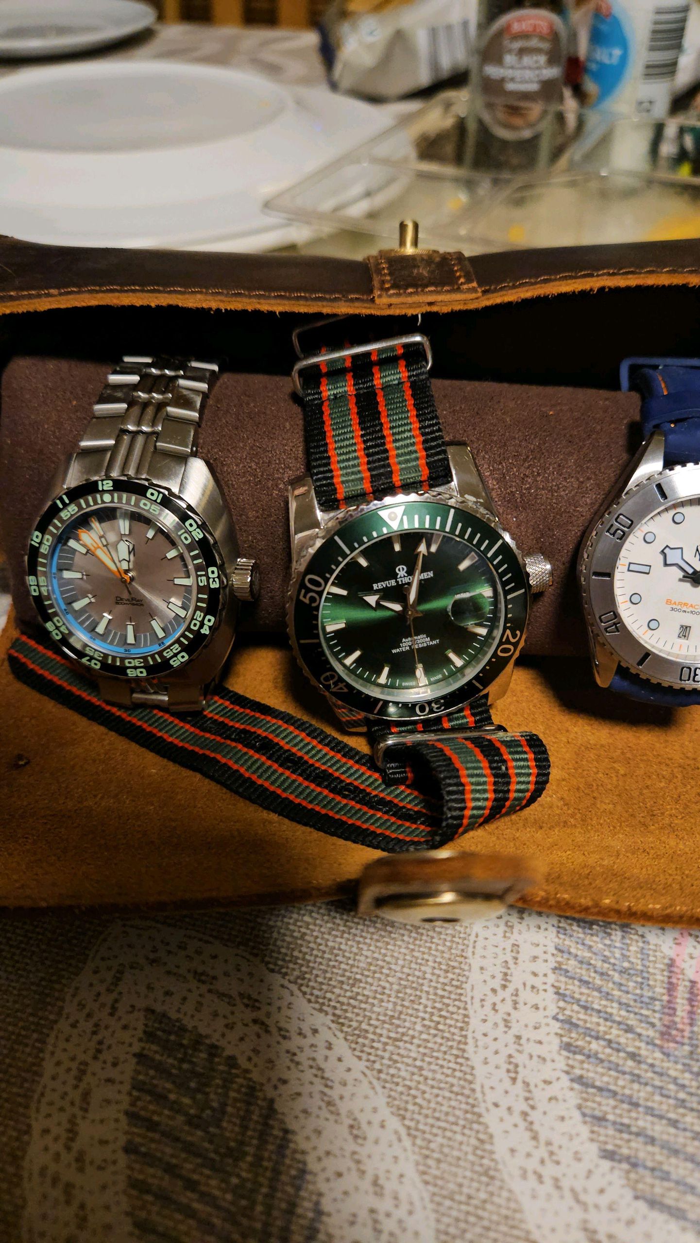 Smart watch and regular watch together? Fitbit 6 and NTH Barracuda ...