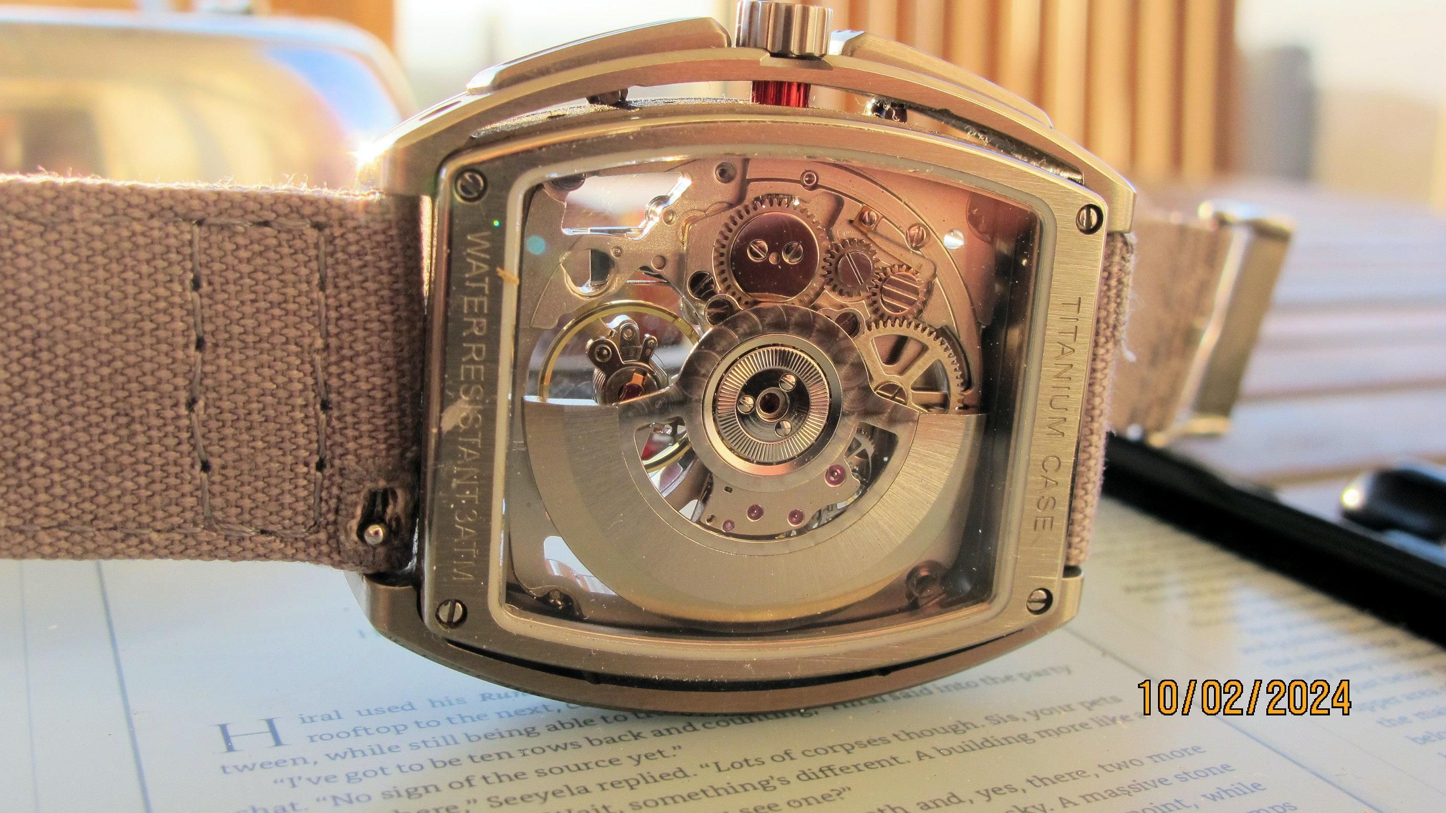I'm sorry to be a bother, but can you please tell me what's the time ...