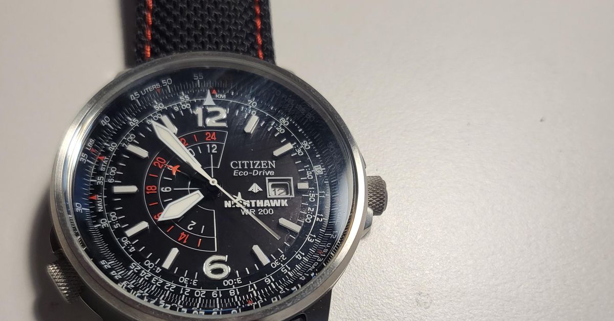 Original Nighthawk "v" Seiko Flightmaster | WatchCrunch