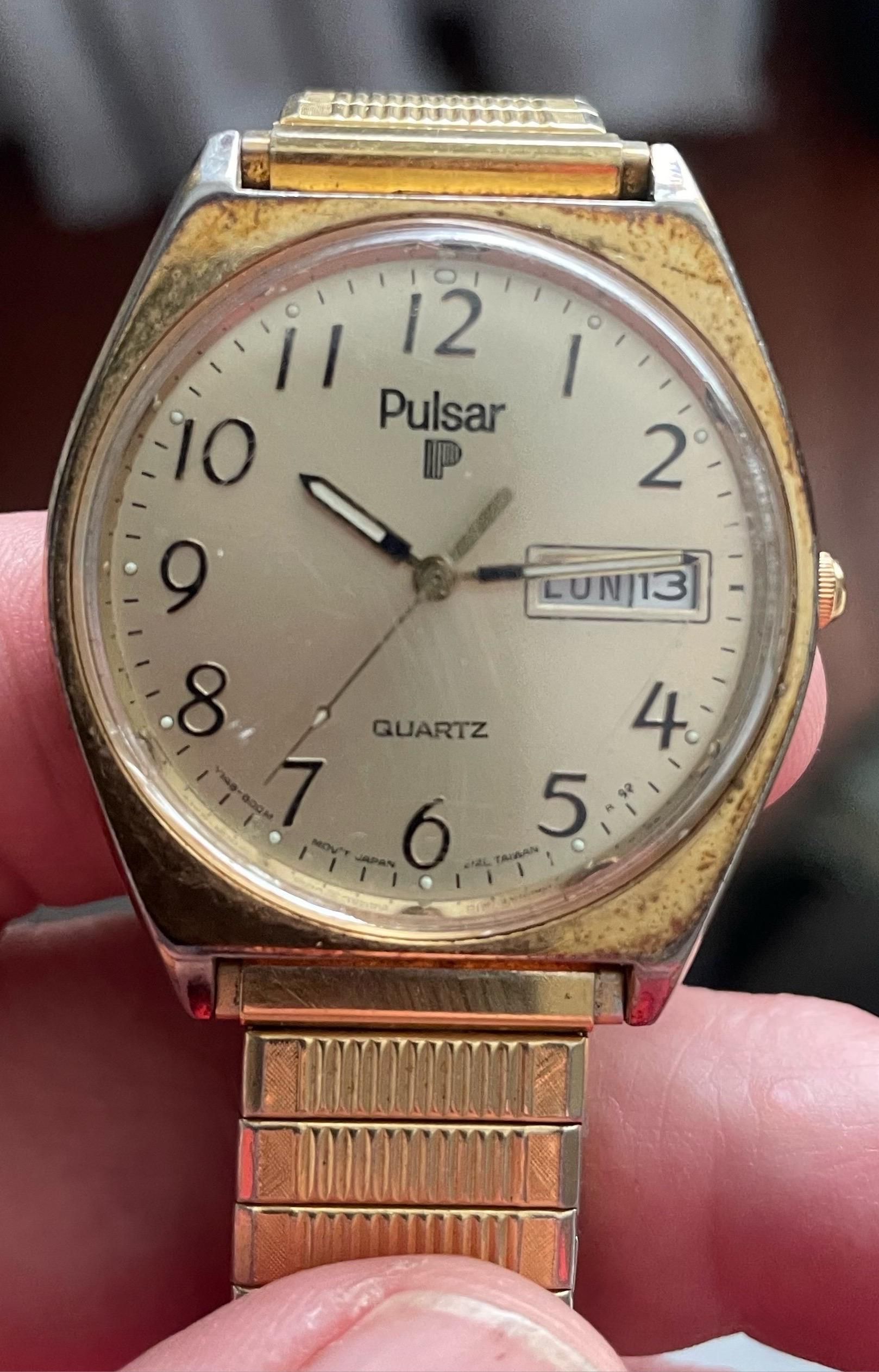 Pulsar Vintage Gold Tone | WatchCrunch