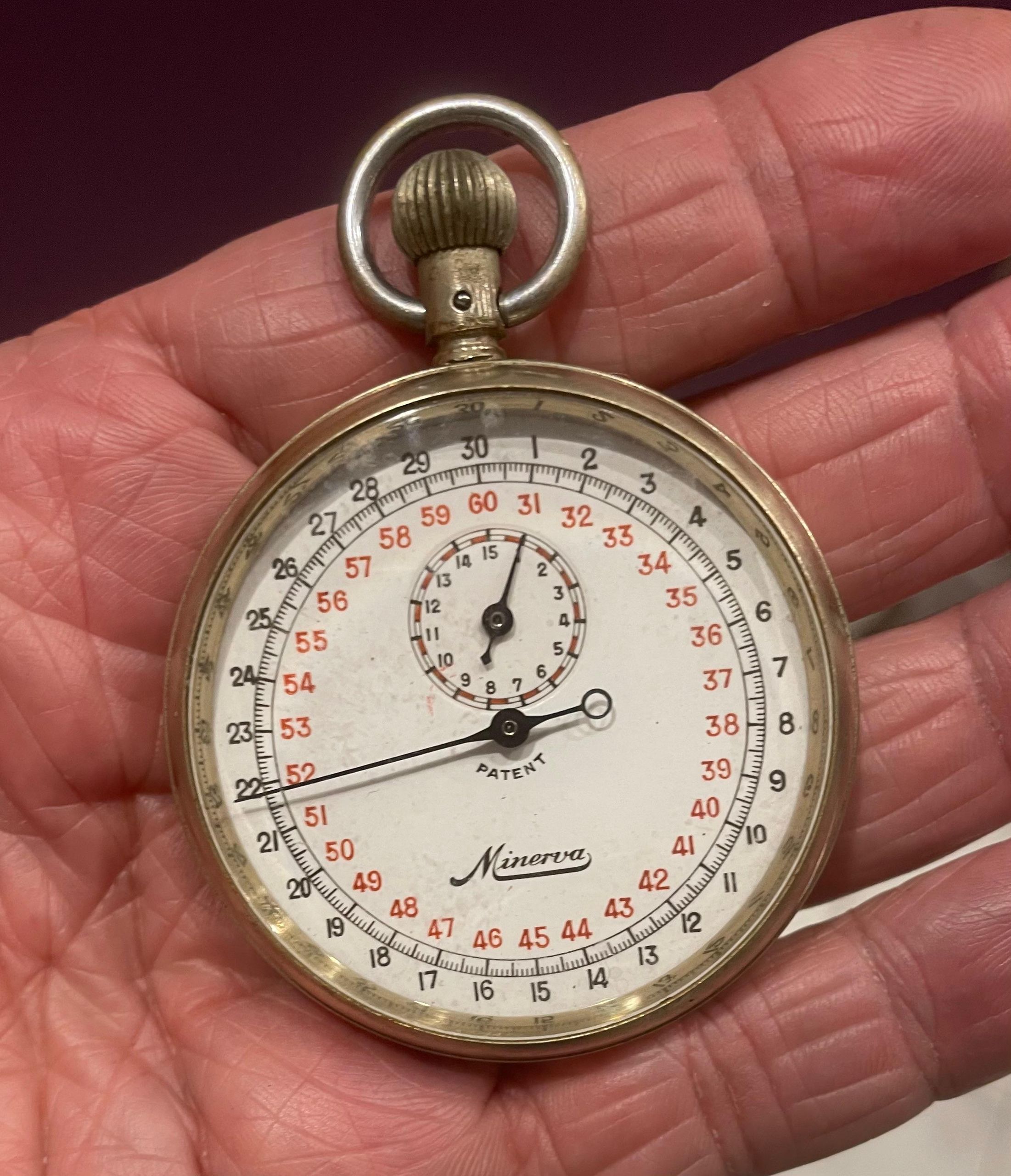 Minerva stopwatch 1940 | WatchCrunch