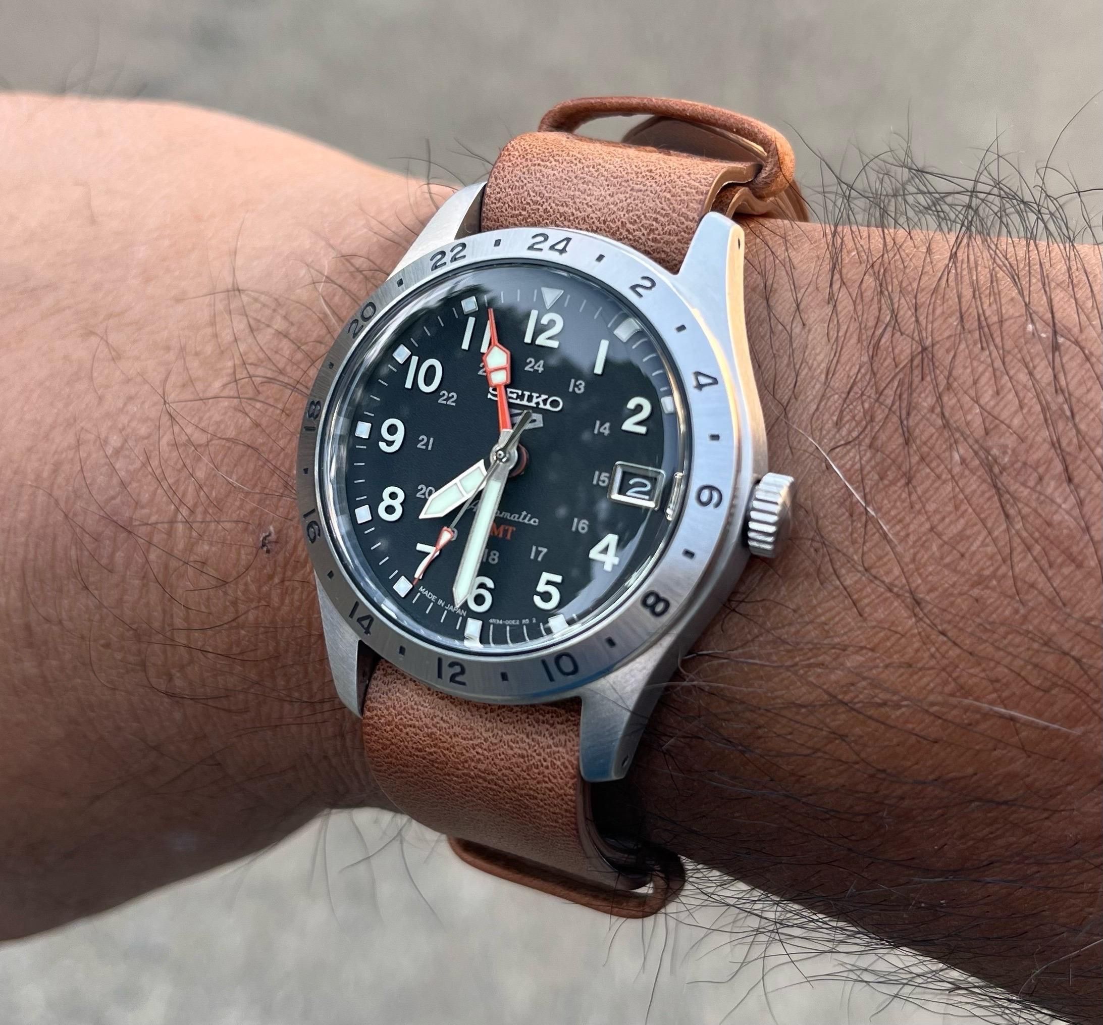 Seiko 5 GMT Needs A New Strap | WatchCrunch