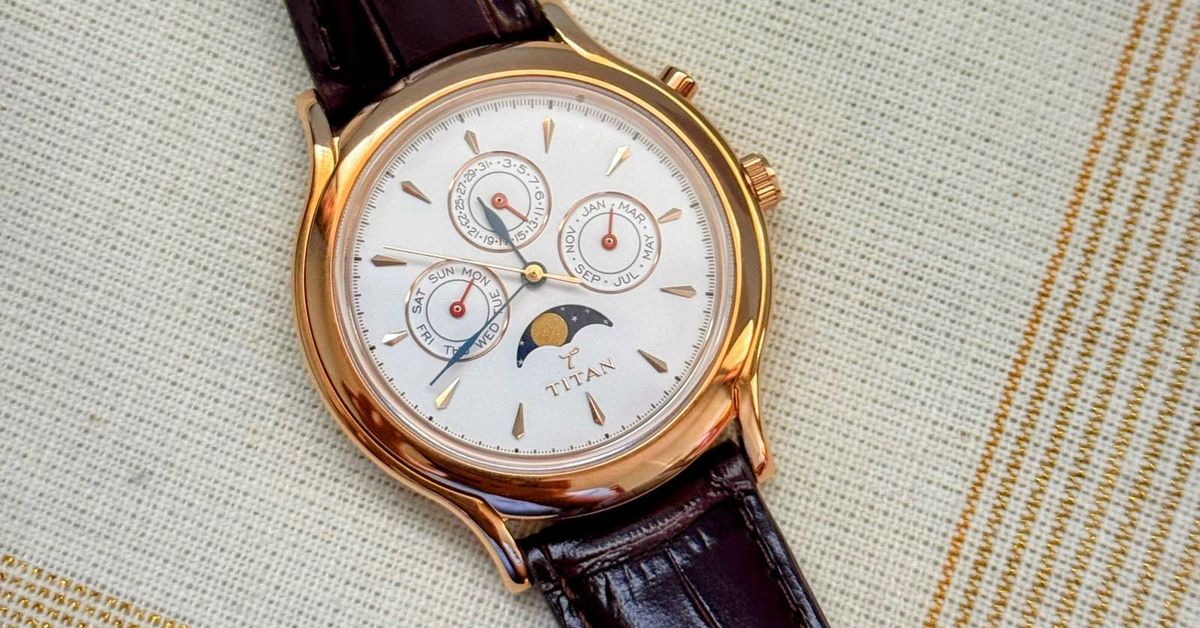 New Watch Alert: Titan 40th Anniversary Multifunction Moonphase ...