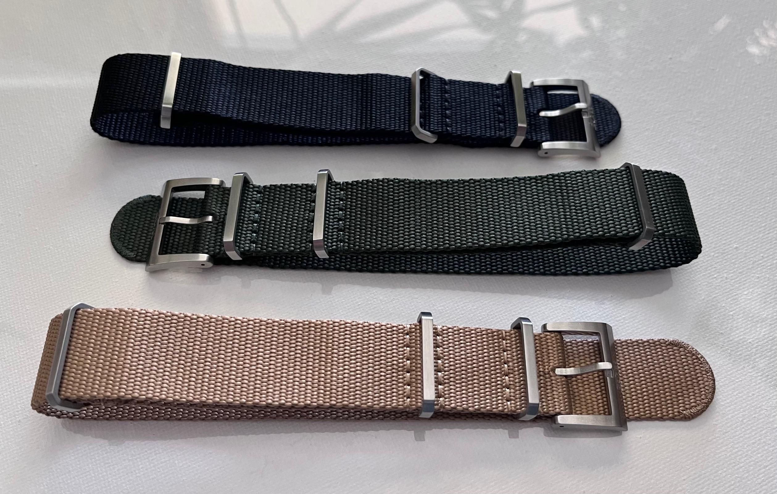 What do you think about the new hybrid cotton Bark & Jack NATO straps ...