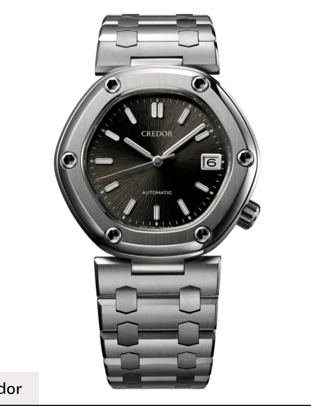 Genta design - Credor Locomotive Re-issue | WatchCrunch