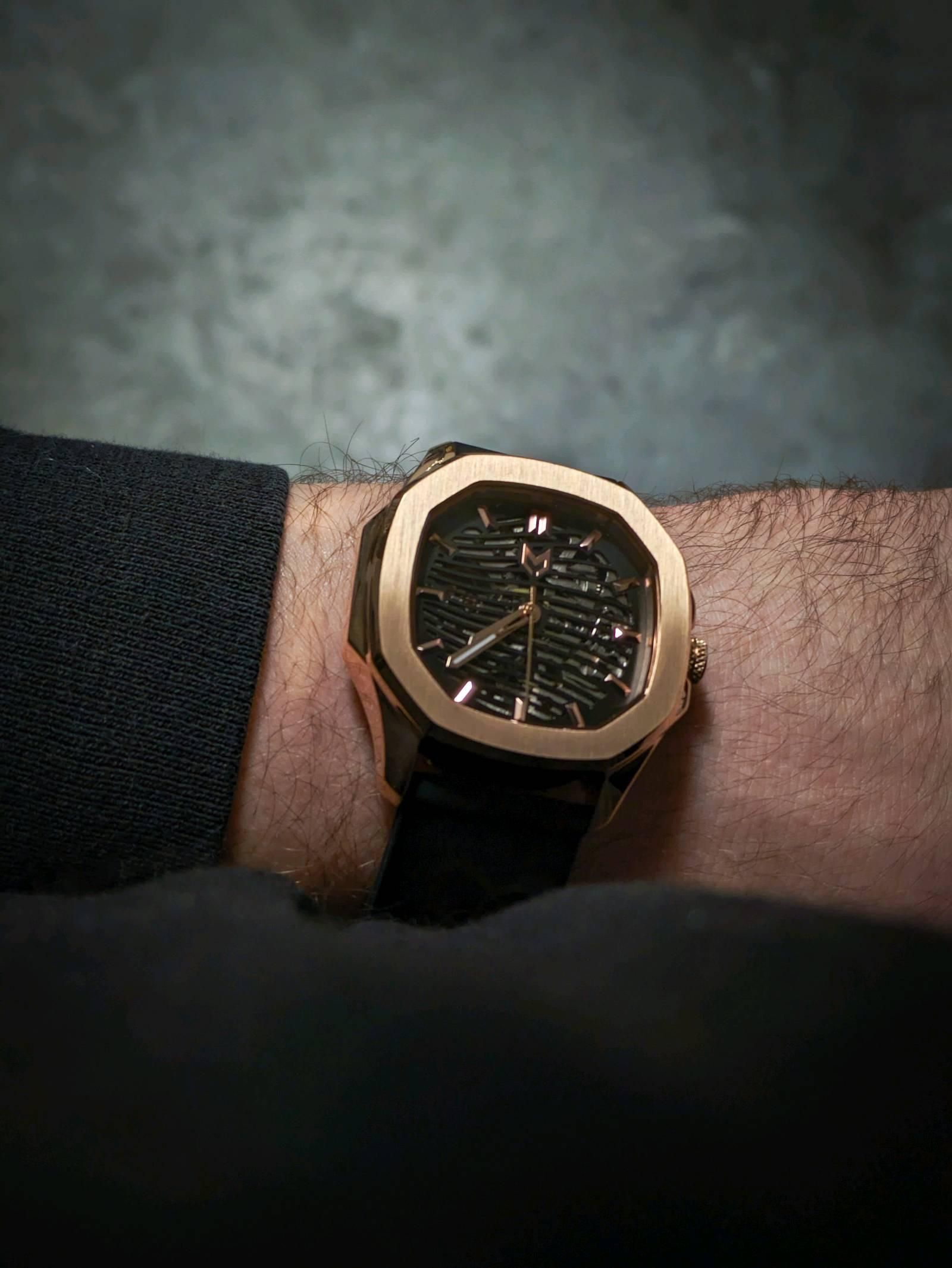 Black and rose gold sports watch! | WatchCrunch