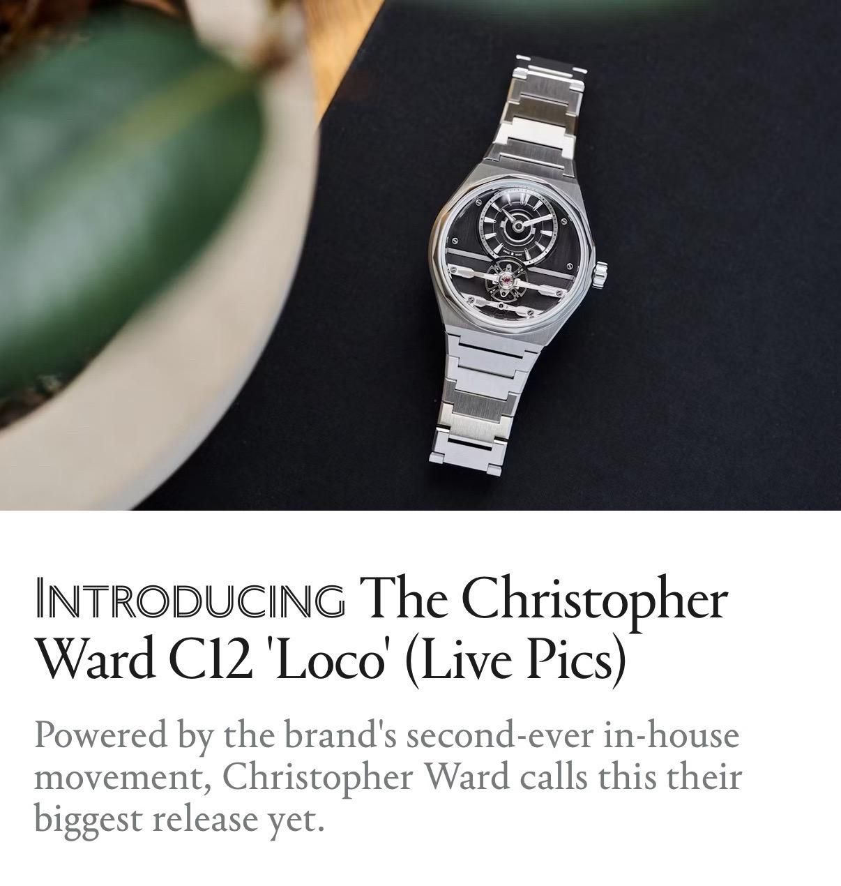 CW Drop C12 Loco | WatchCrunch