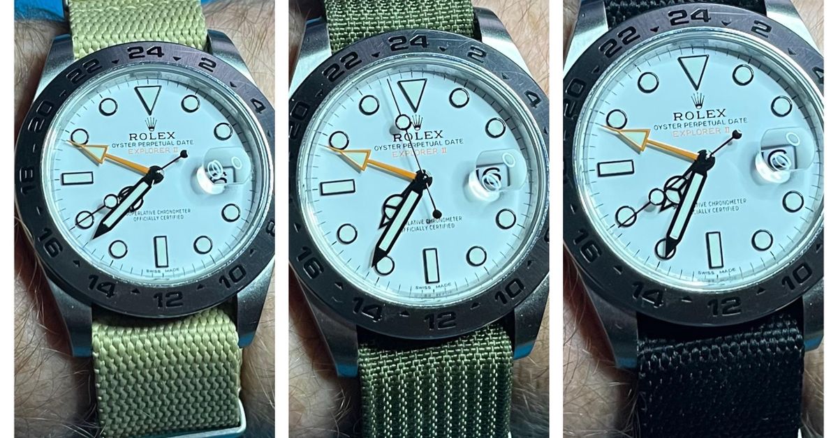 Which nato strap looks best on my Explorer 2? | WatchCrunch