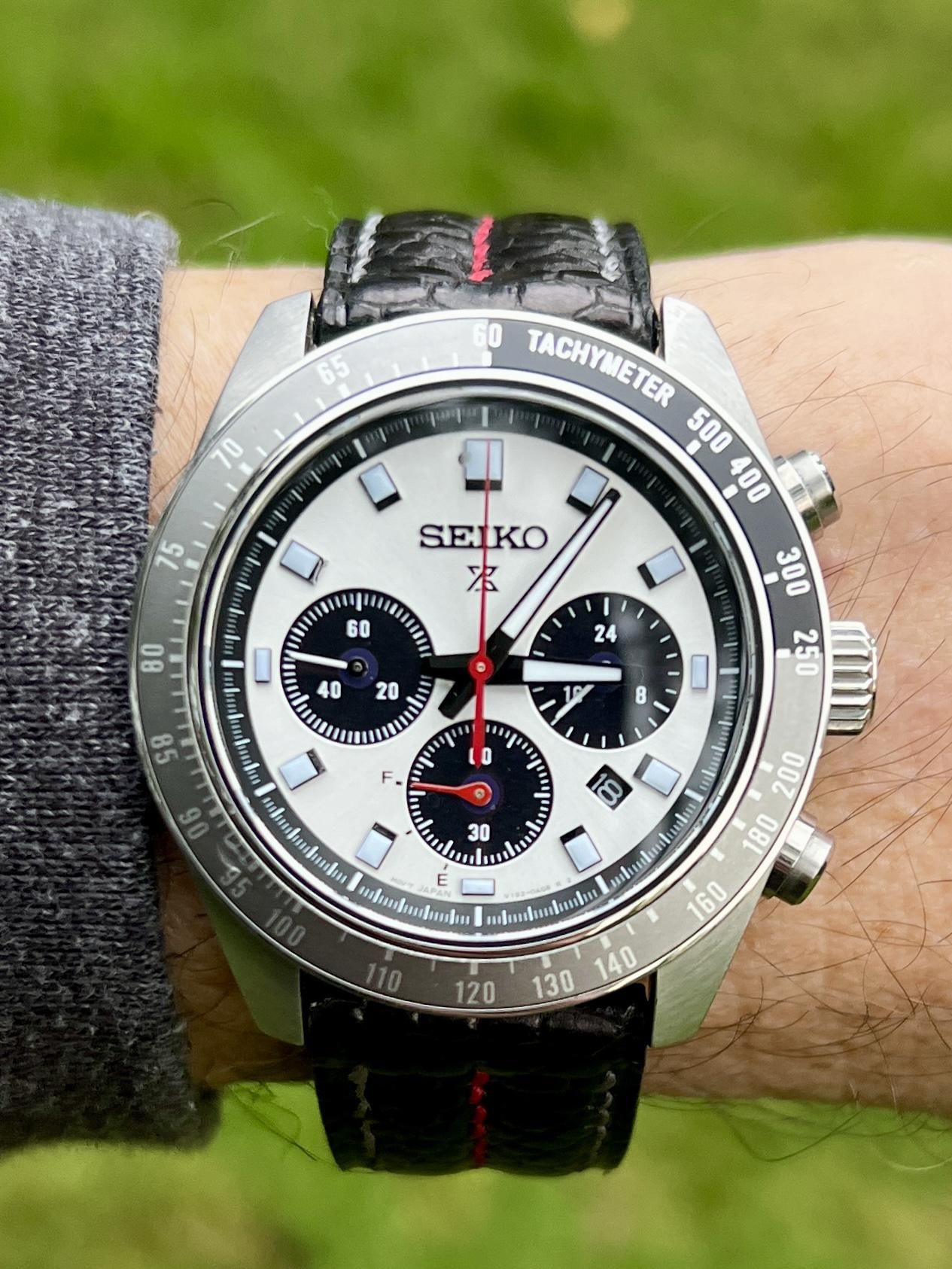 My 2022 Seiko SSC911 Speedtimer on custom Beavertail strap By Marco ...