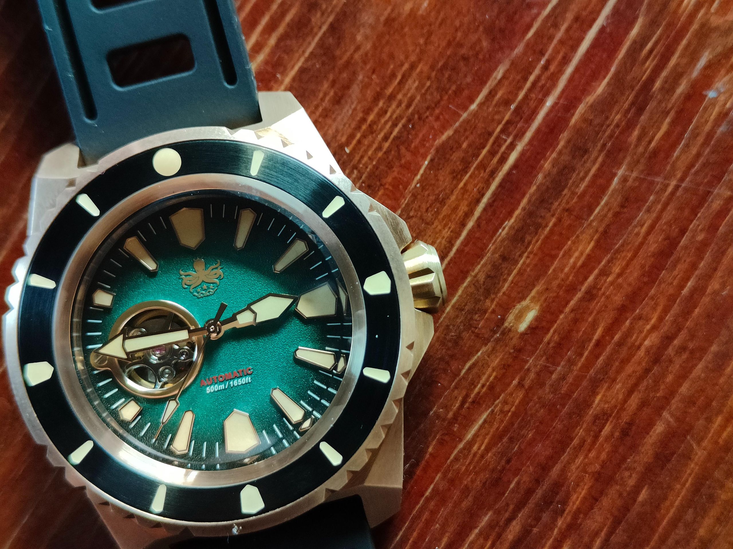 Phoibos leviathan- special edition with a bronze case | WatchCrunch