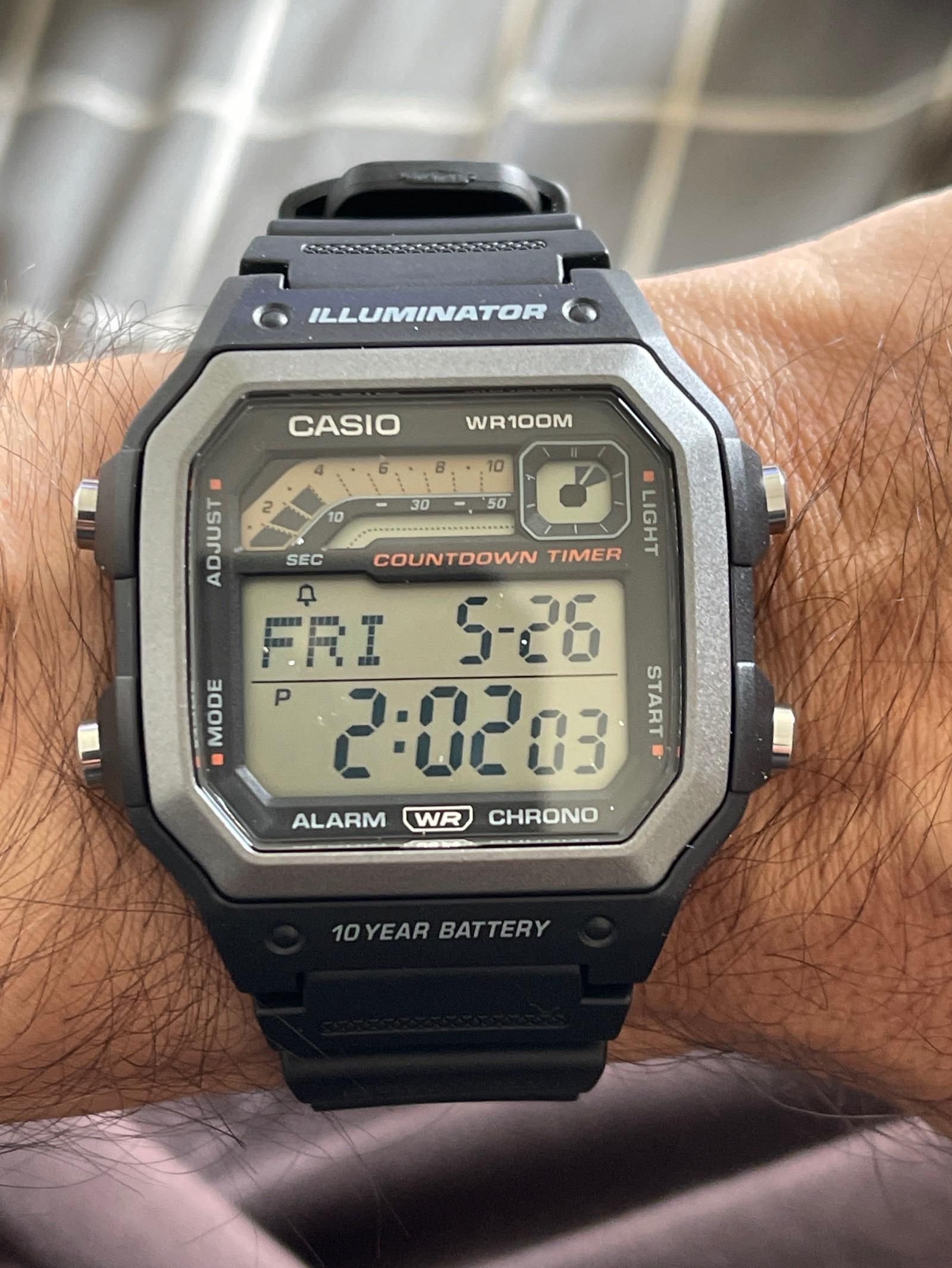 Casio WS1600H-1AV | WatchCrunch